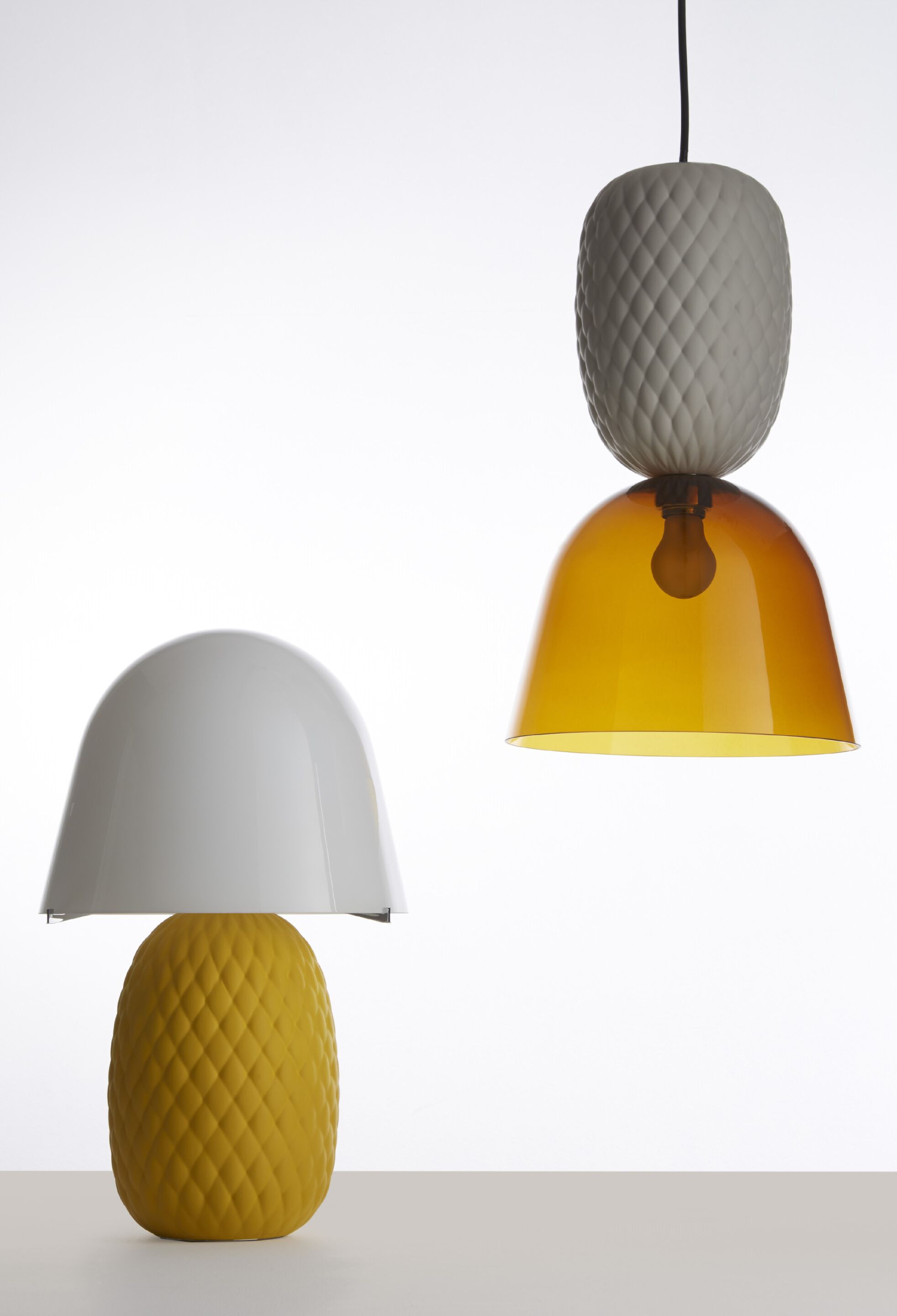 PINEAPPLE LED ceramic and glass table lamp By M.M. Lampadari | design ...