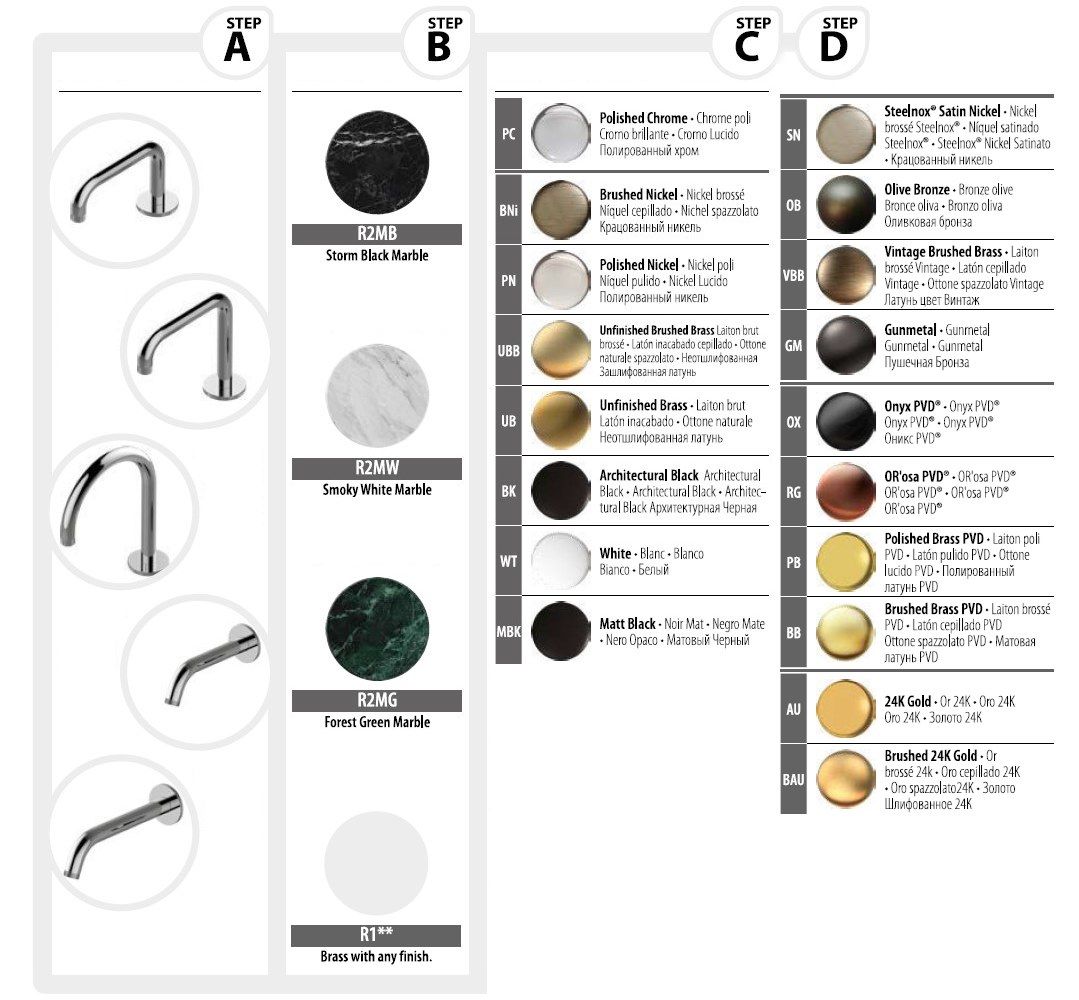 MOD+ | 3 hole washbasin tap MOD+ Collection By GRAFF