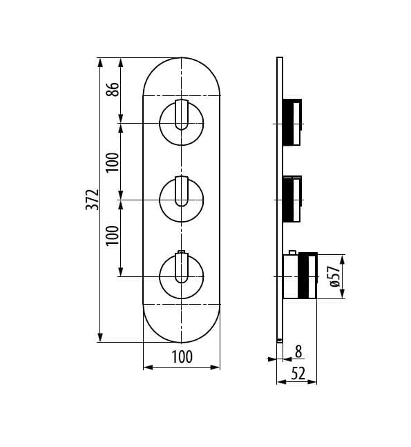 MOD+ | Shower set MOD+ Collection By GRAFF