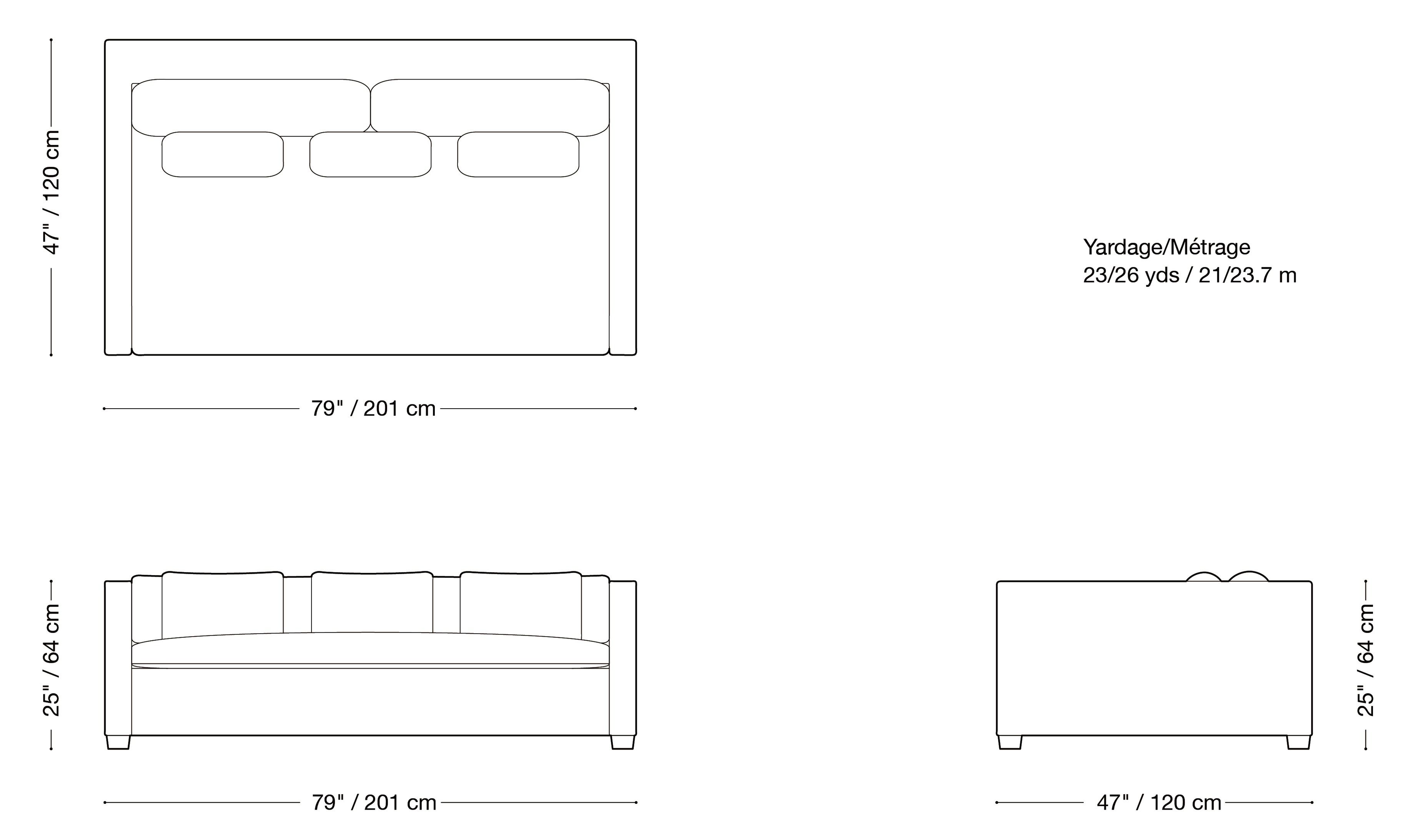Sectional modular sofa MODERN LOUNGE By Montauk Sofa
