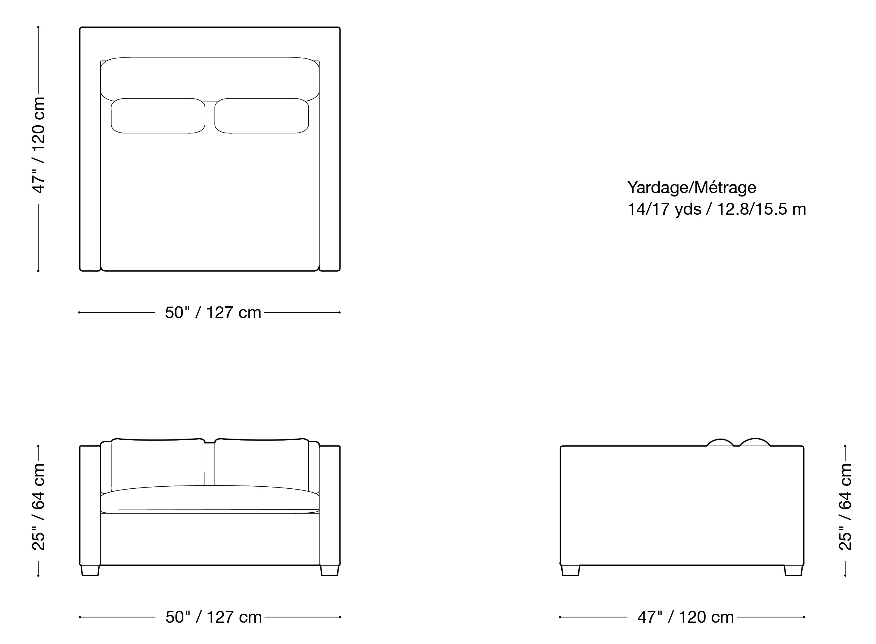 Sectional modular sofa MODERN LOUNGE By Montauk Sofa