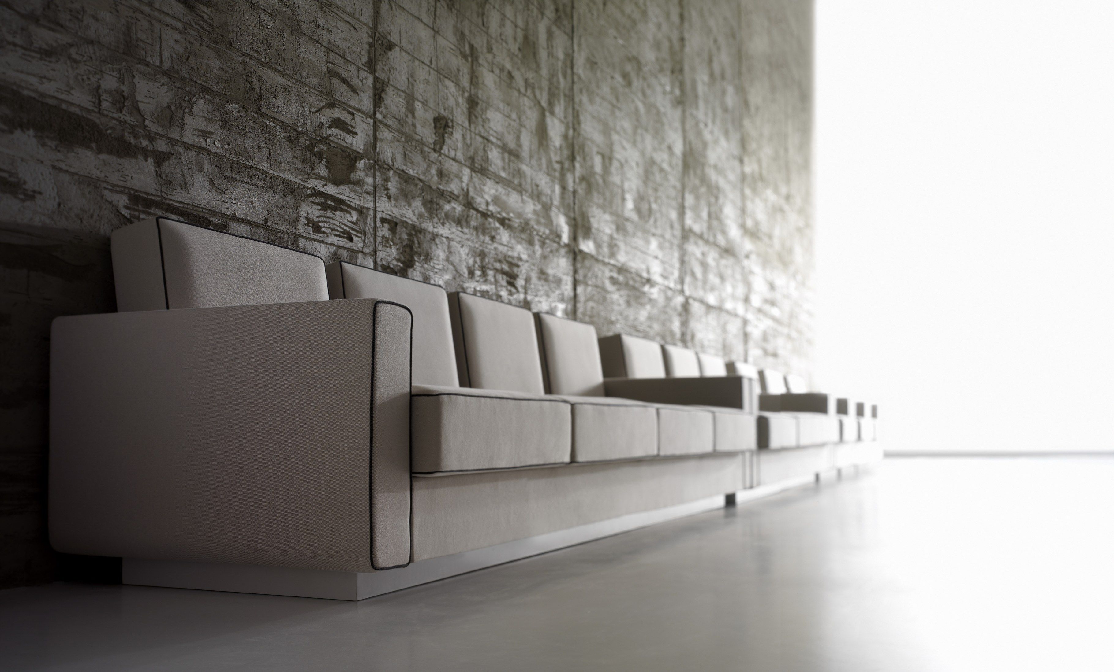 Canapé modulable MODULAR SEATING SYSTEM Collection Codici By Matrix International design Eero ...