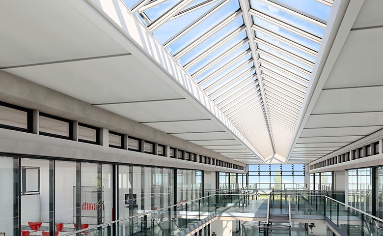 Dachfenster aus Stahl und Glas MODULAR SKYLIGHTS By Velux Design Foster ...