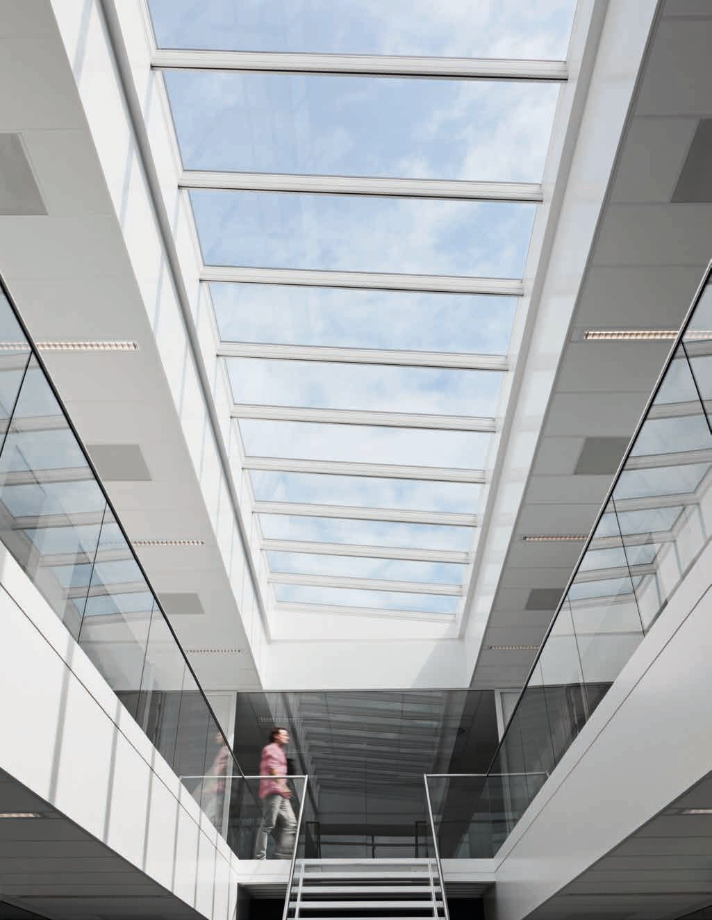Dachfenster aus Stahl und Glas MODULAR SKYLIGHTS By Velux Design Foster ...
