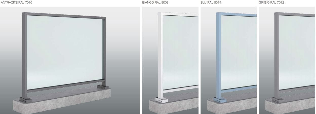 MODULAR Aluminium Window railing By ALUVETRO