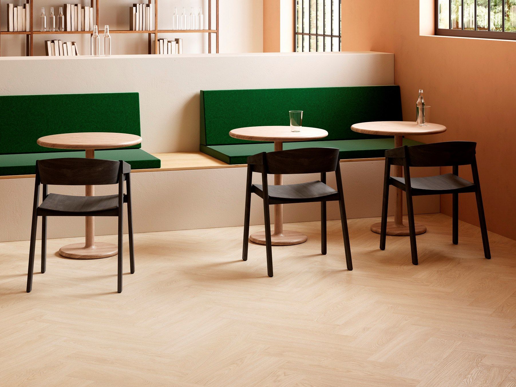 MODULEO 55 HERRINGBONE - LAUREL OAK Pavimento de LVT imitación madera ...