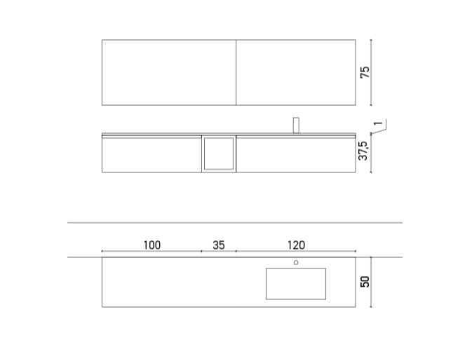 MODULO 03 Vanity unit By Archeda