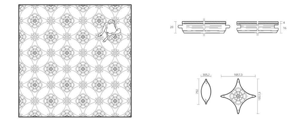 Inlaid wooden parquet DESIGN PANELS DIAMANTE CHIC I Moduli Design ...