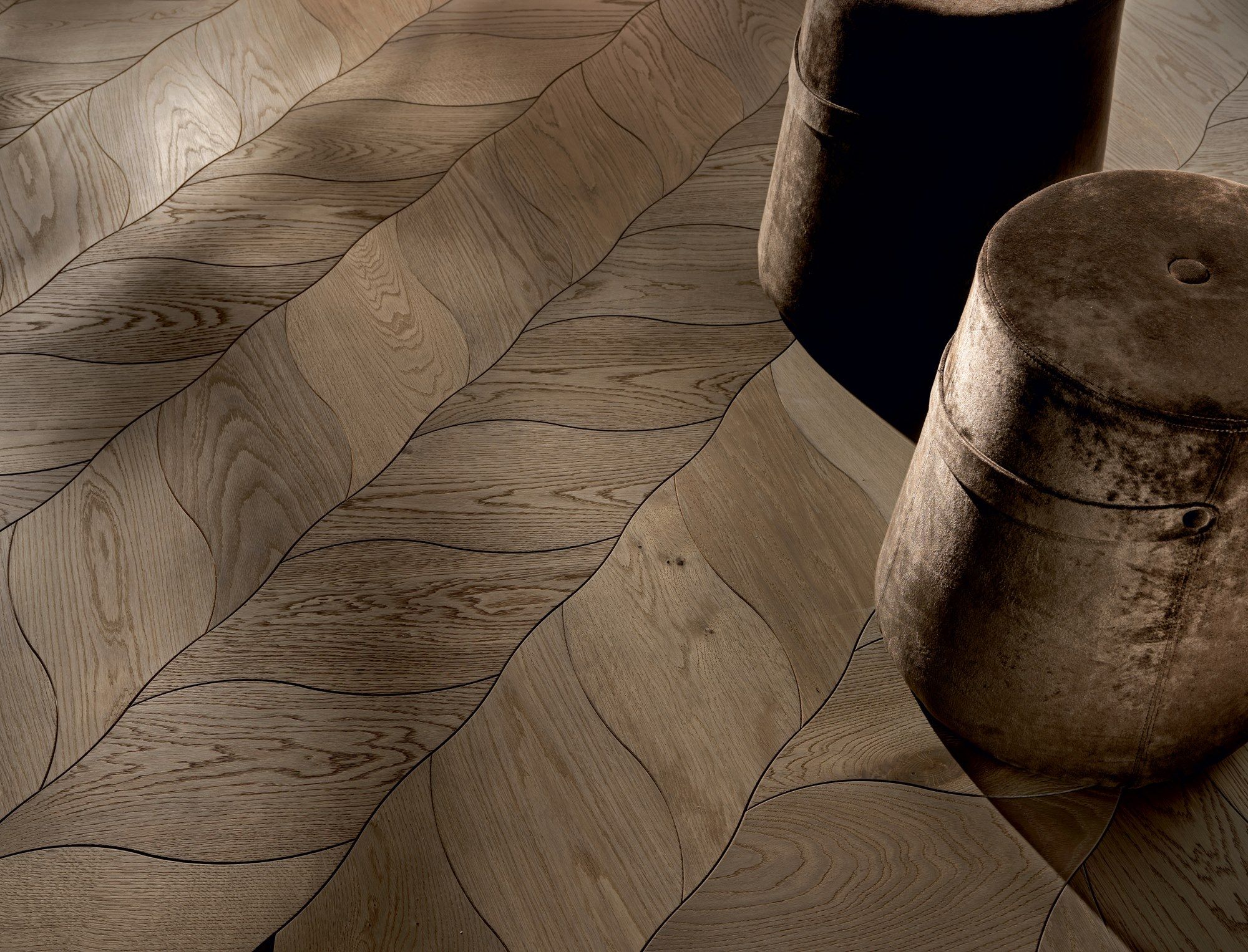 I MODULI DESIGN Walnut flooring By FOGLIE D'ORO