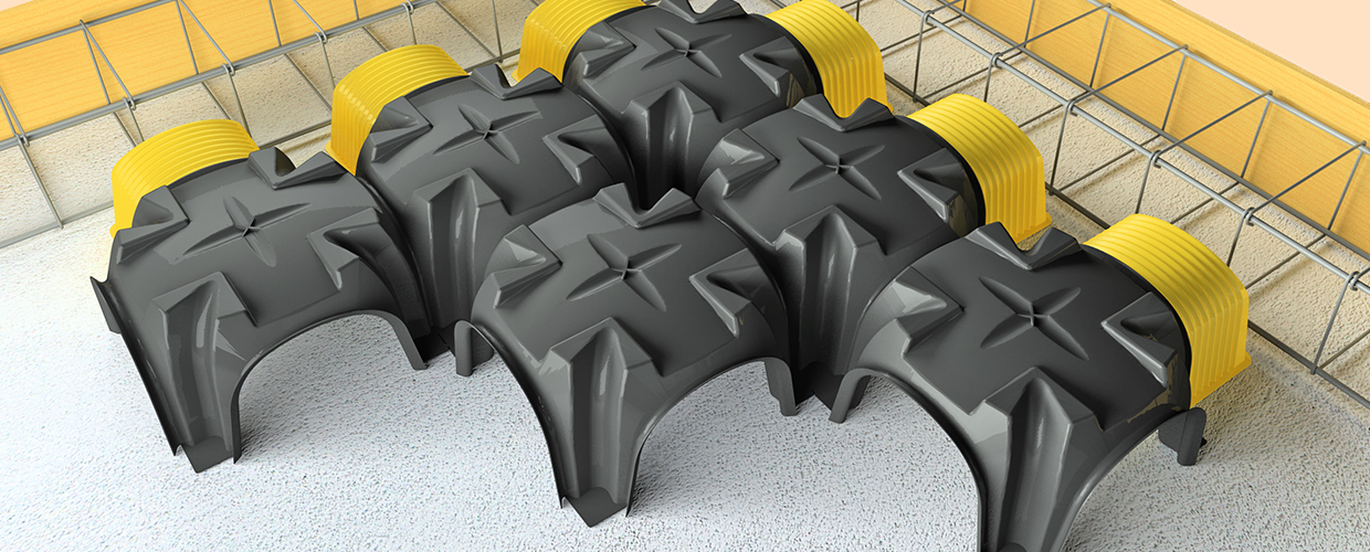 MODULO Disposable formwork for ventilated crawl spaces By Geoplast