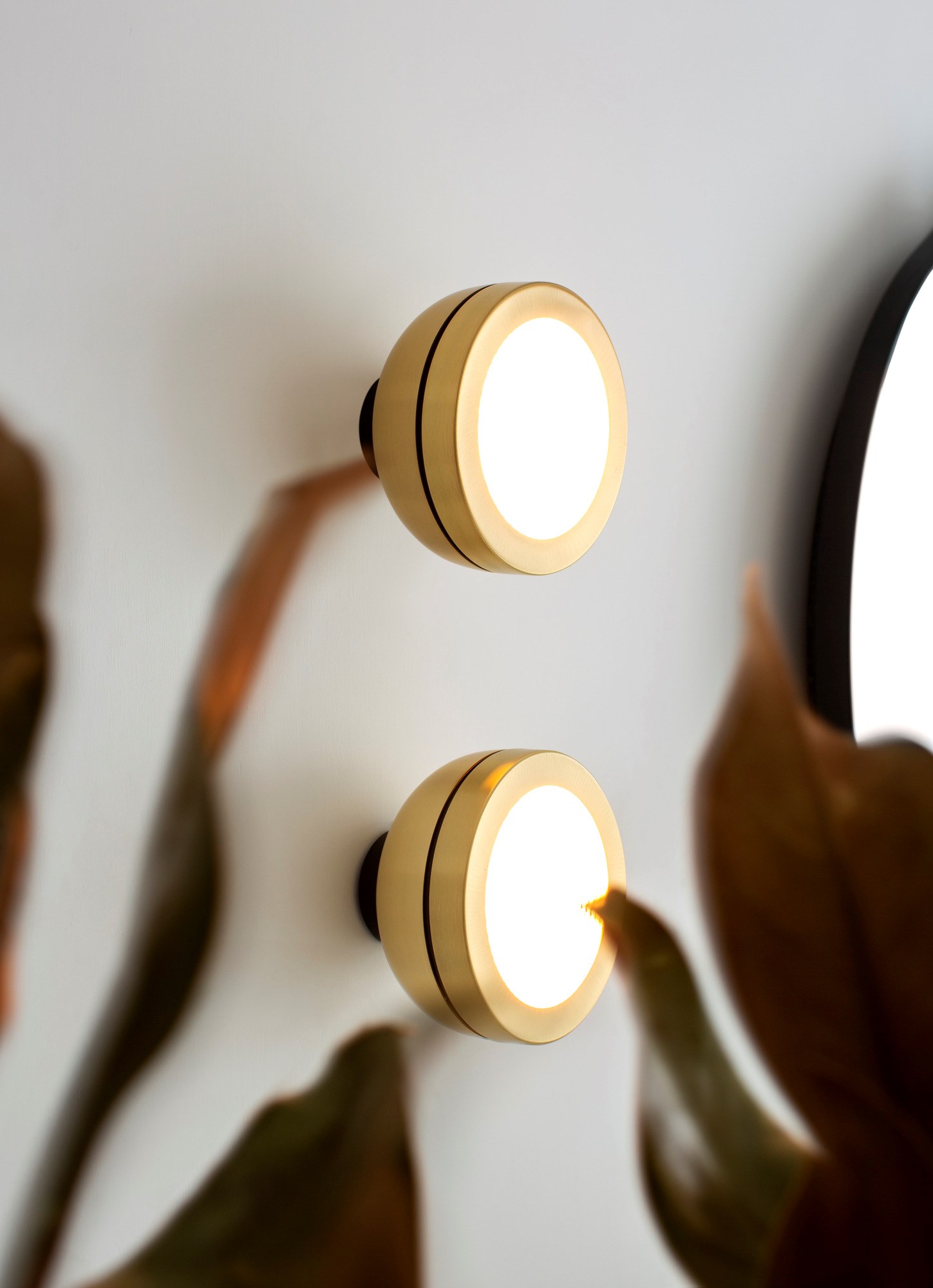 MOLLY LED brass wall light By Tooy | design Corrado Dotti