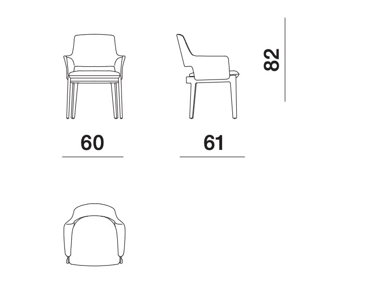 MOLTENI - DEVON Chair By In Stock | design Rodolfo Dordoni