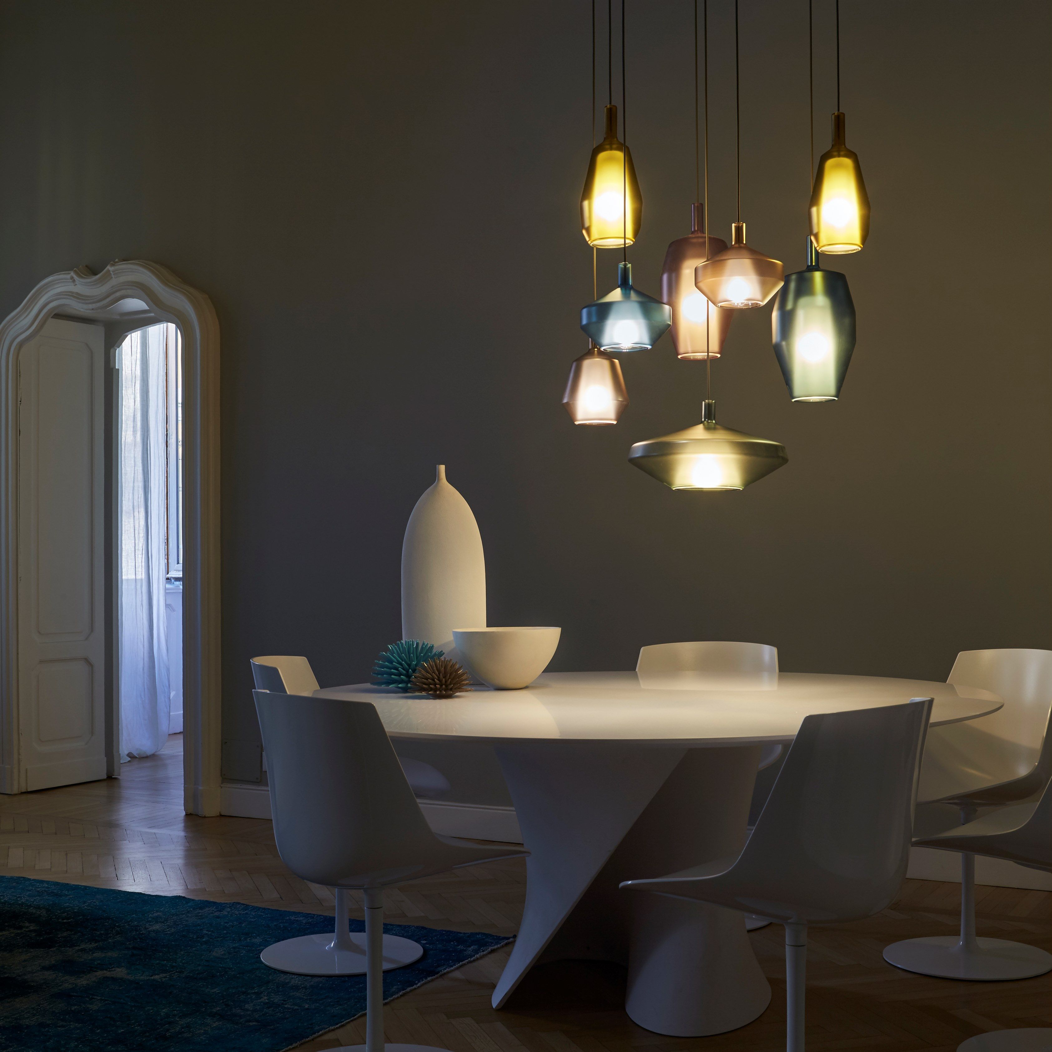 MOM Borosilicate glass pendant lamp By PENTA | design Umberto Asnago