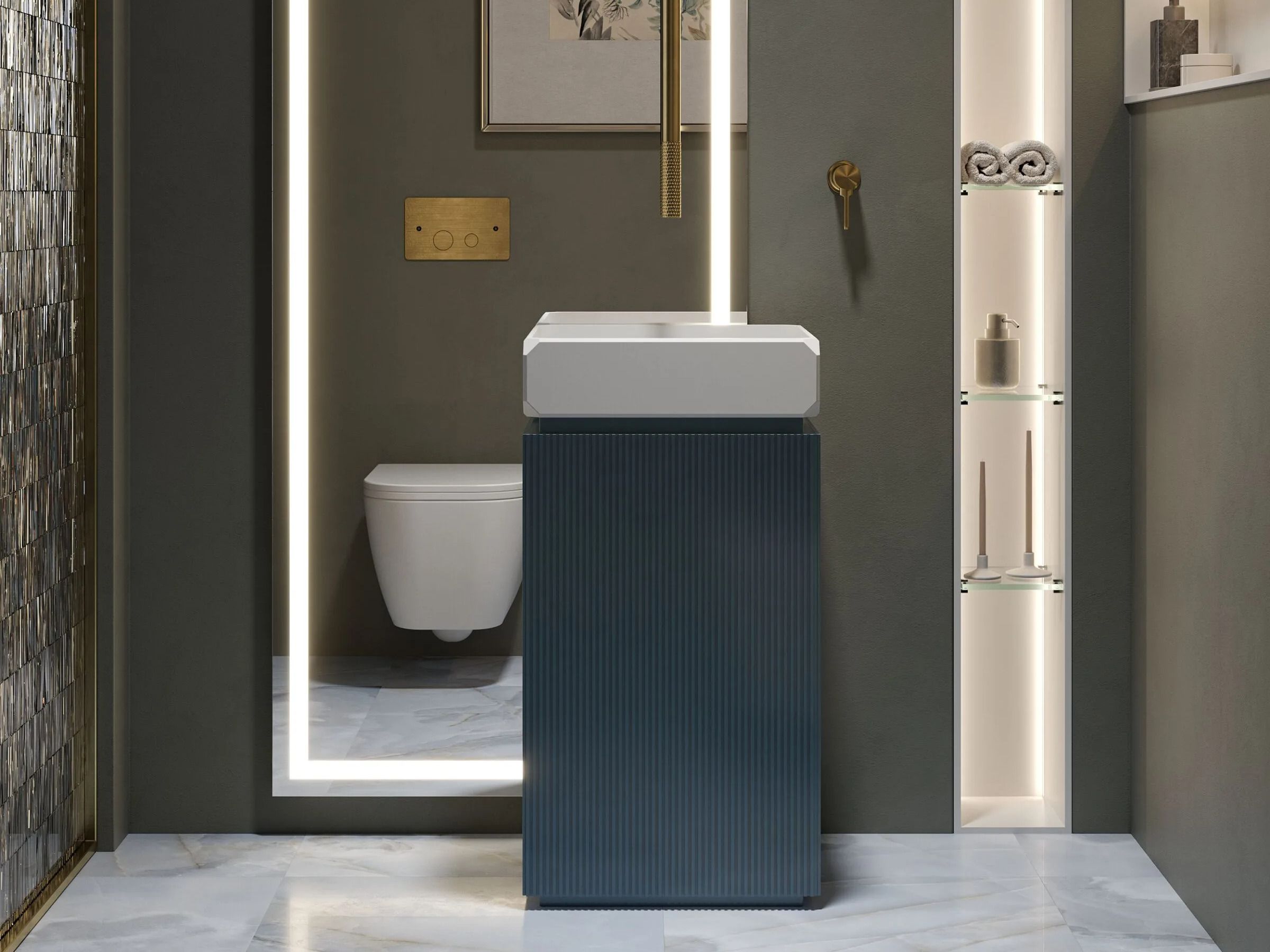 TOWER PALACE Vanity unit By MOMA Design