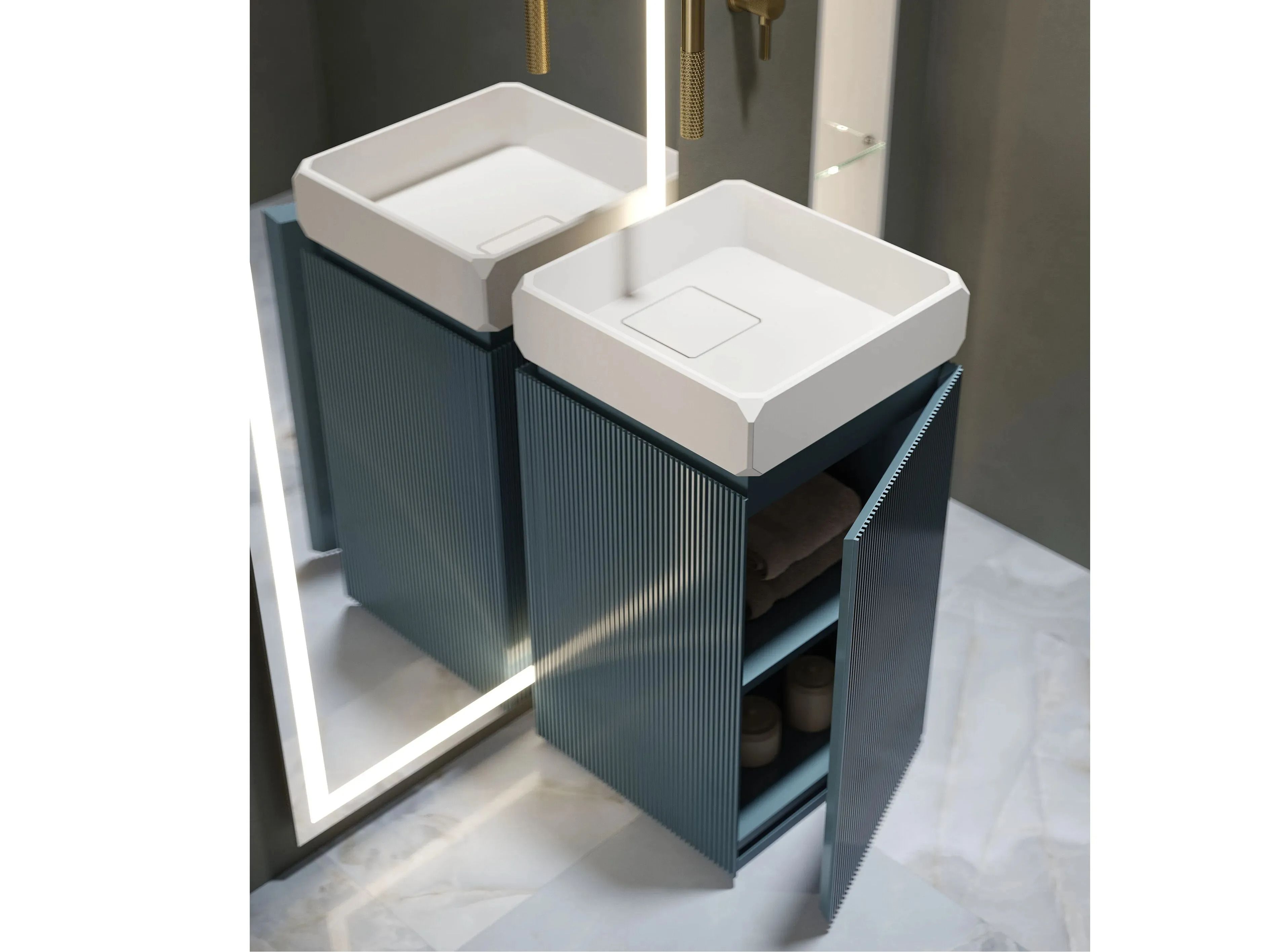 TOWER PALACE Vanity unit By MOMA Design