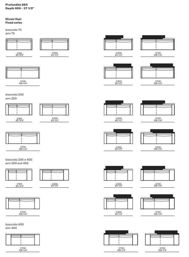 MONDRIAN | Corner sofa Mondrian Collection By Poliform design Jean-Marie Massaud