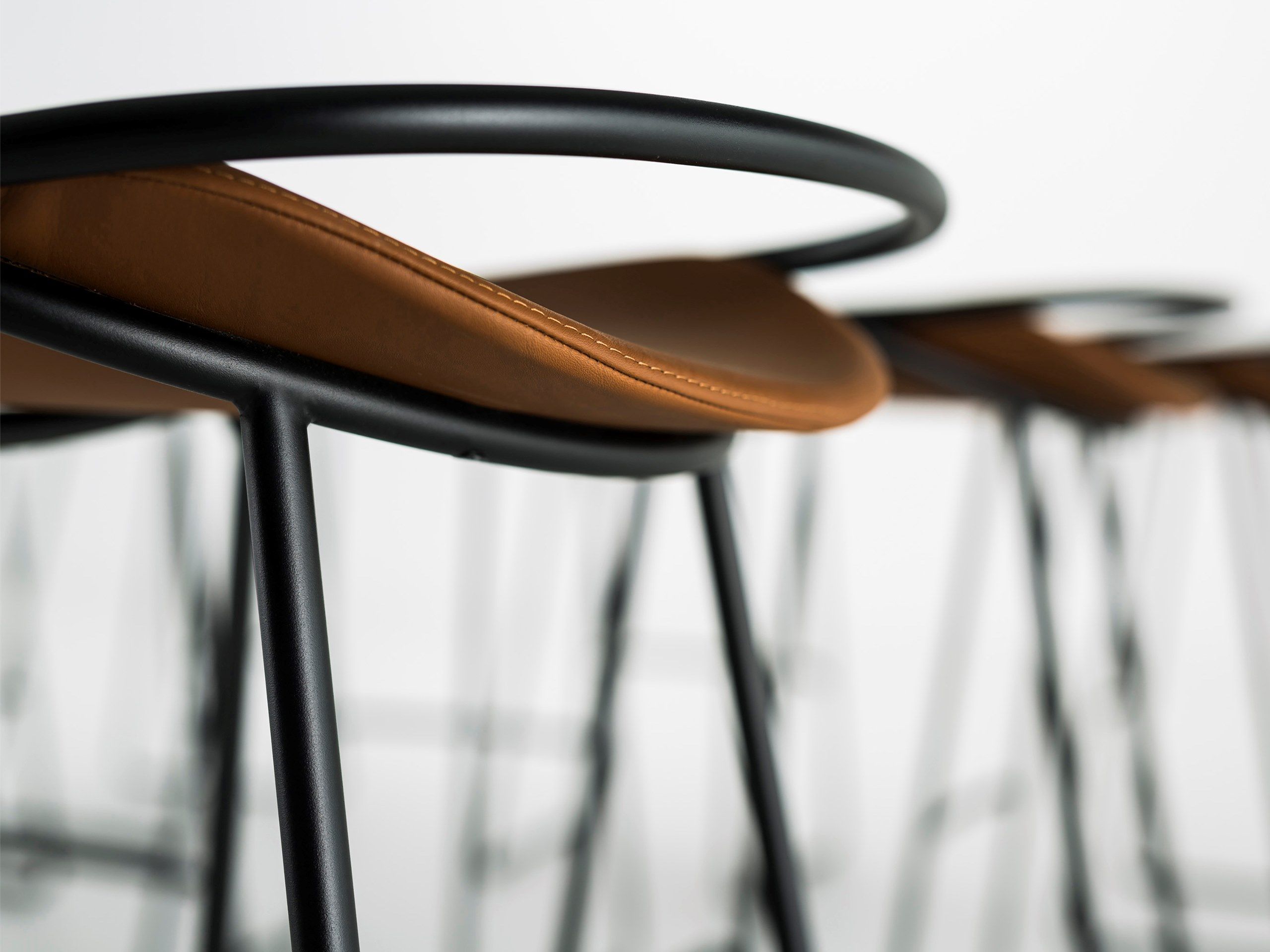 MONK High upholstered stool By Prostoria