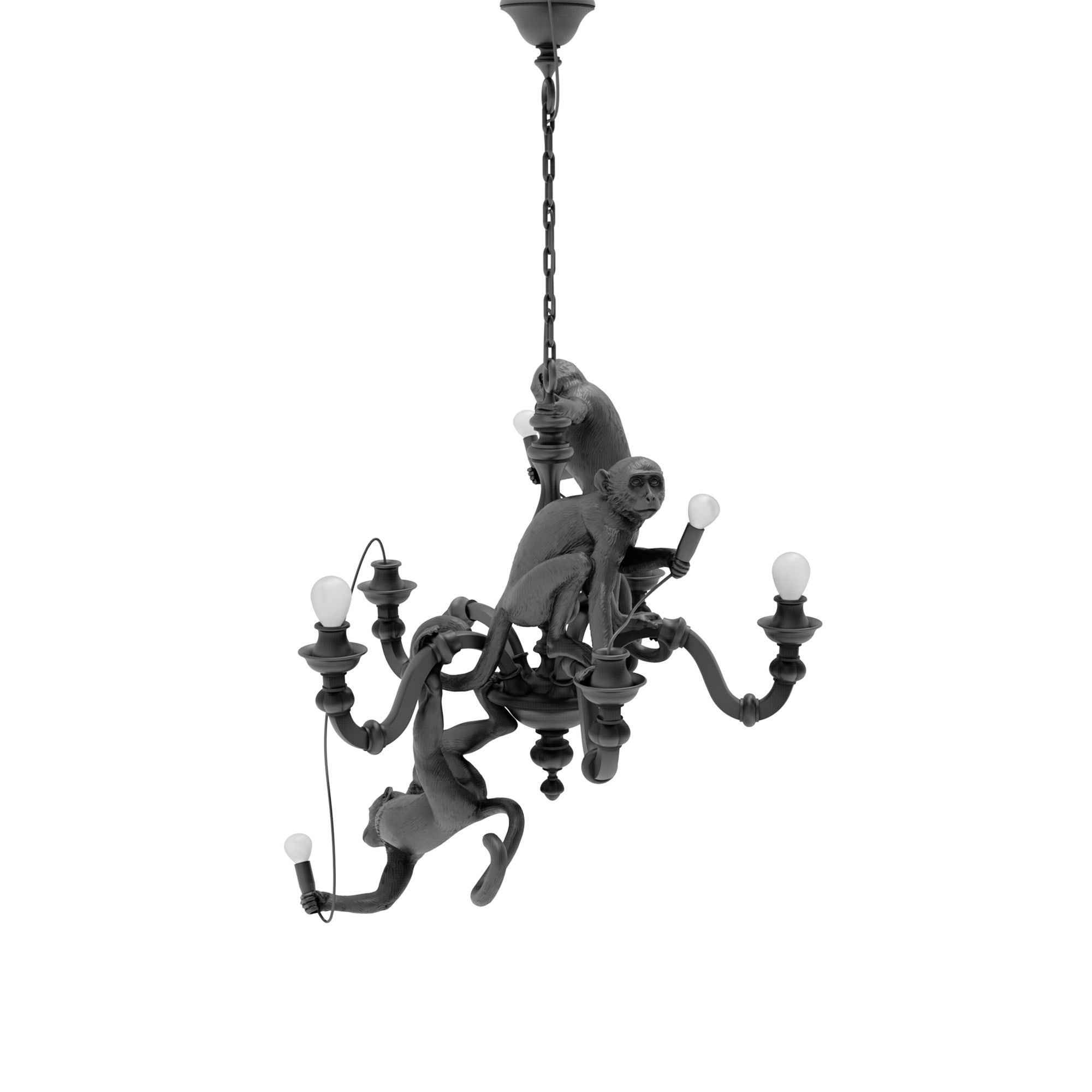 MONKEY CHANDELIER pendant lamp By Seletti design Marcantonio