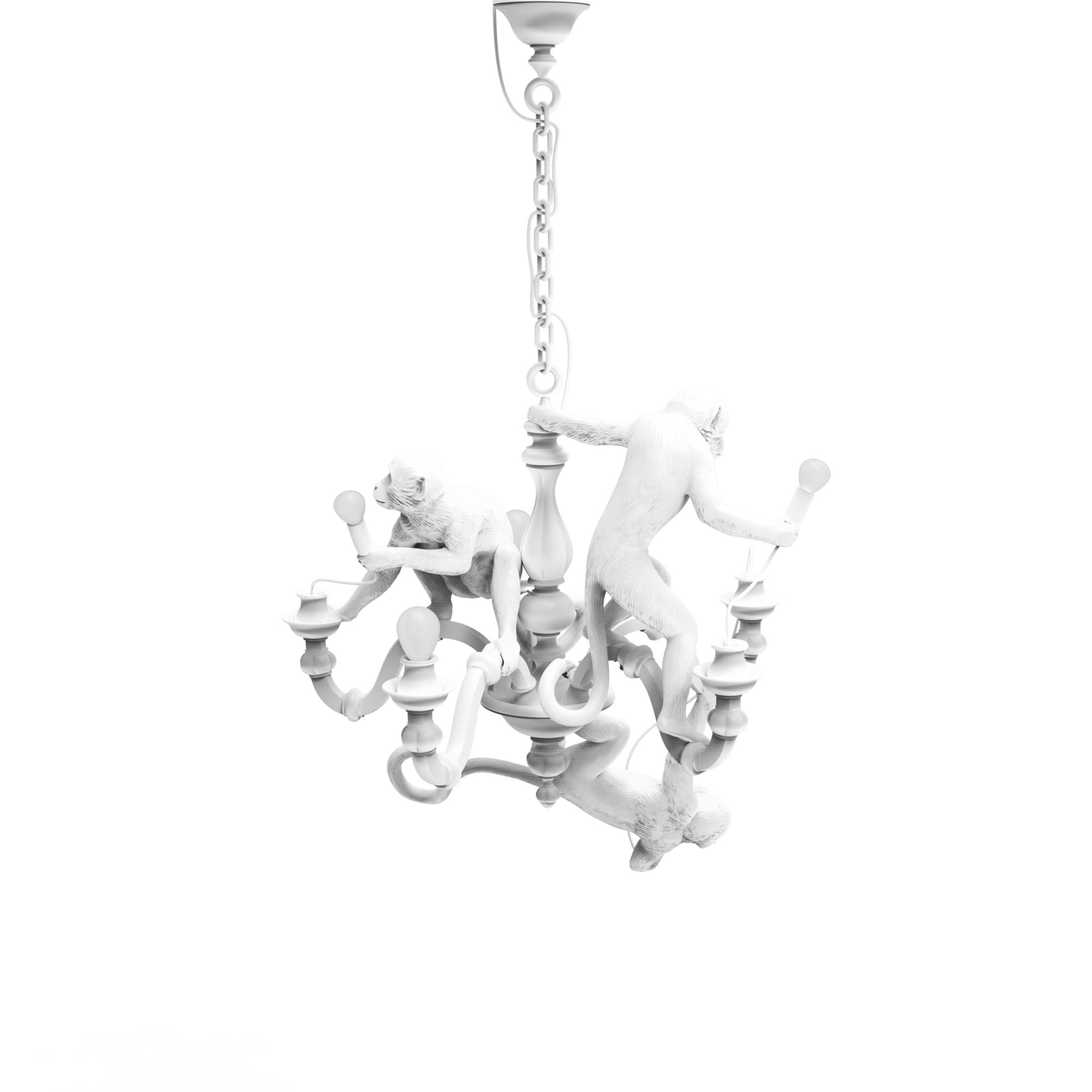 MONKEY CHANDELIER pendant lamp By Seletti design Marcantonio