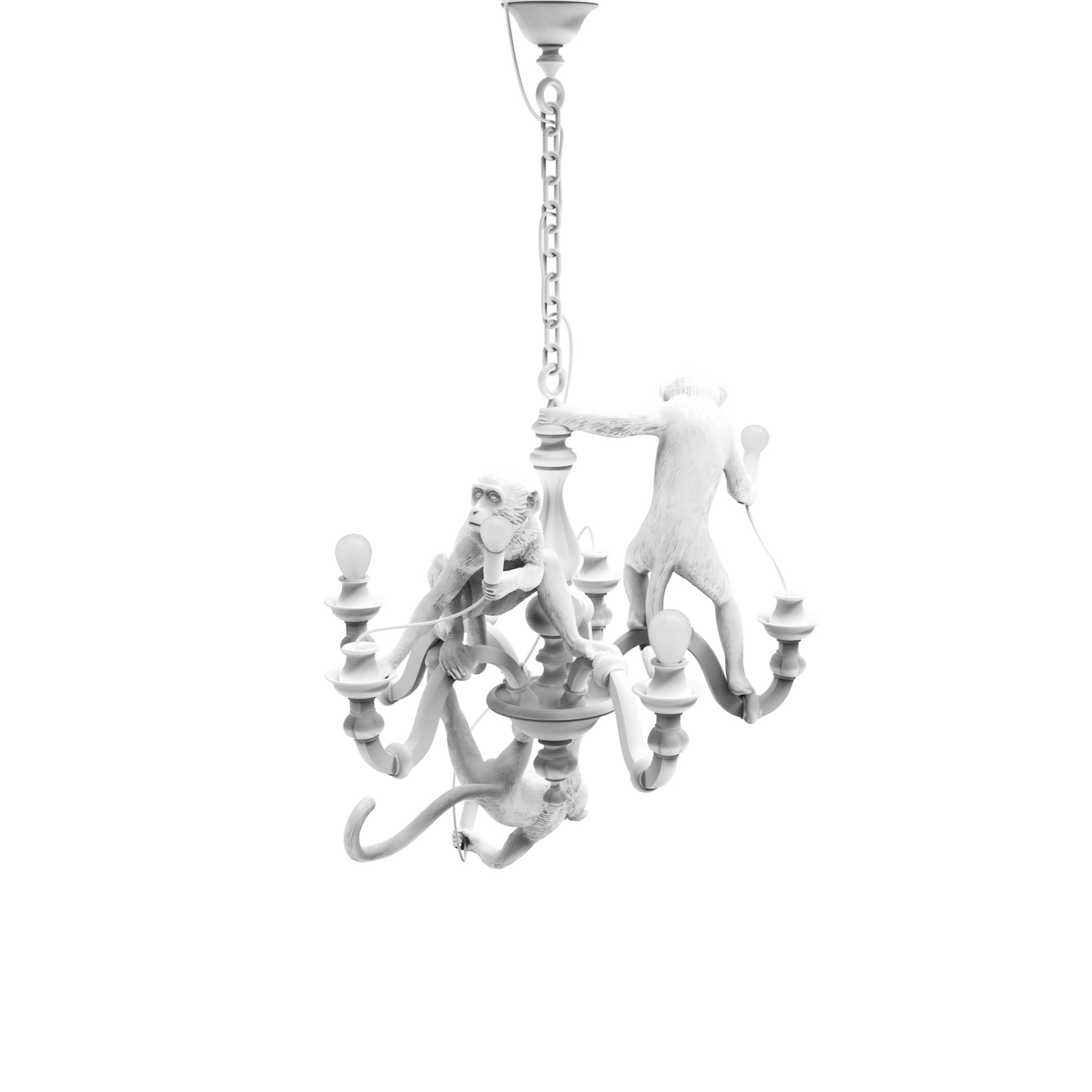 MONKEY CHANDELIER pendant lamp By Seletti design Marcantonio