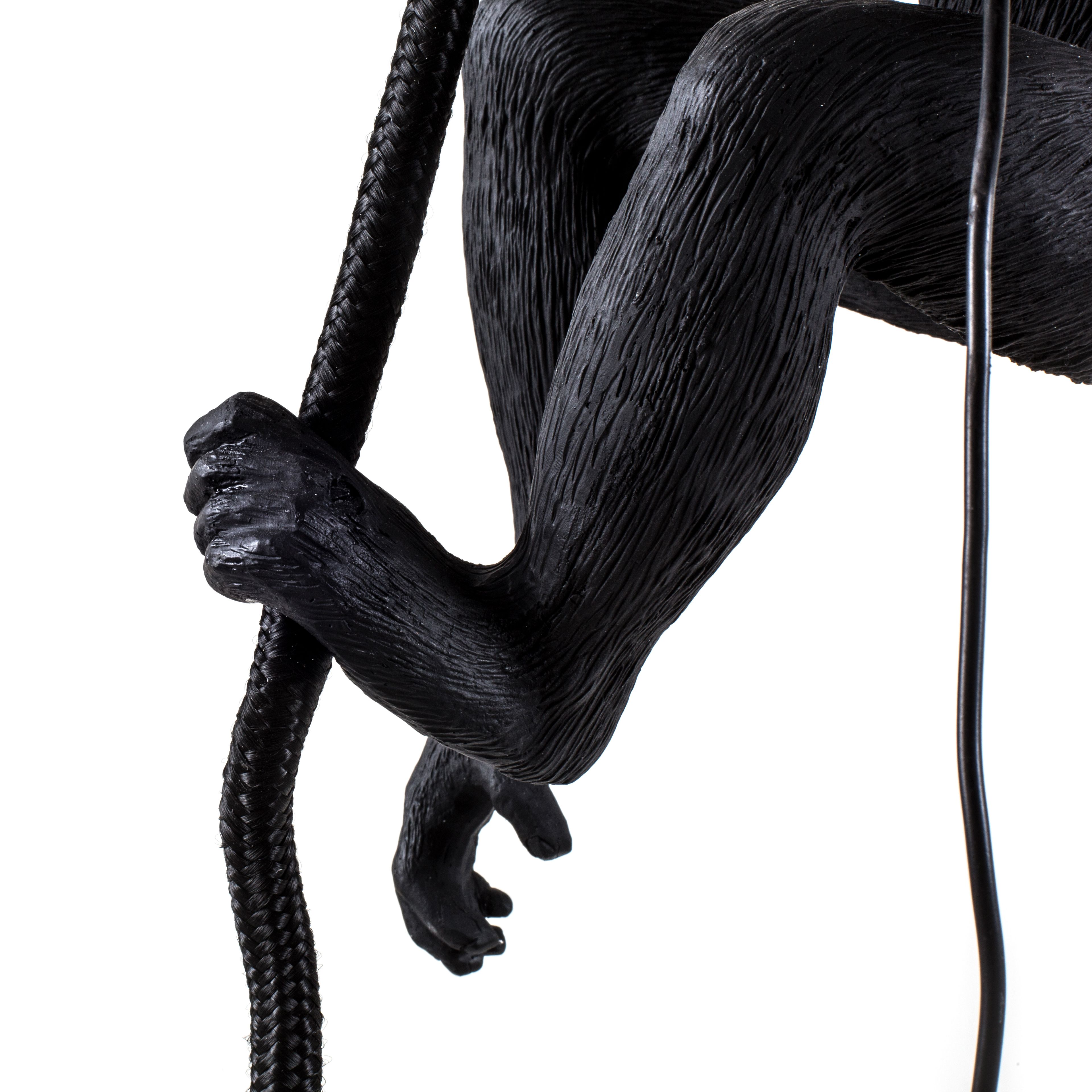 THE MONKEY LAMP BLACK CEILING Pendant lamp By Seletti | design Marcantonio