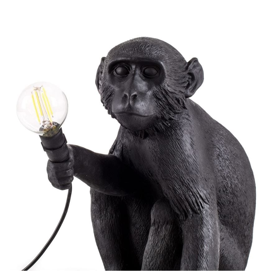 MONKEY LAMP BLACK | Table lamp Monkey lamp black Collection By Seletti ...