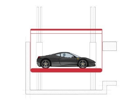 FLOOR TO FLOOR CAR LIFT MC Parking lift By CARMEC