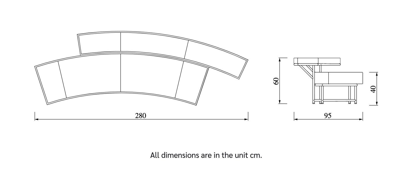 MONTE CARLO Bench By ClassiCon | design Eileen Gray