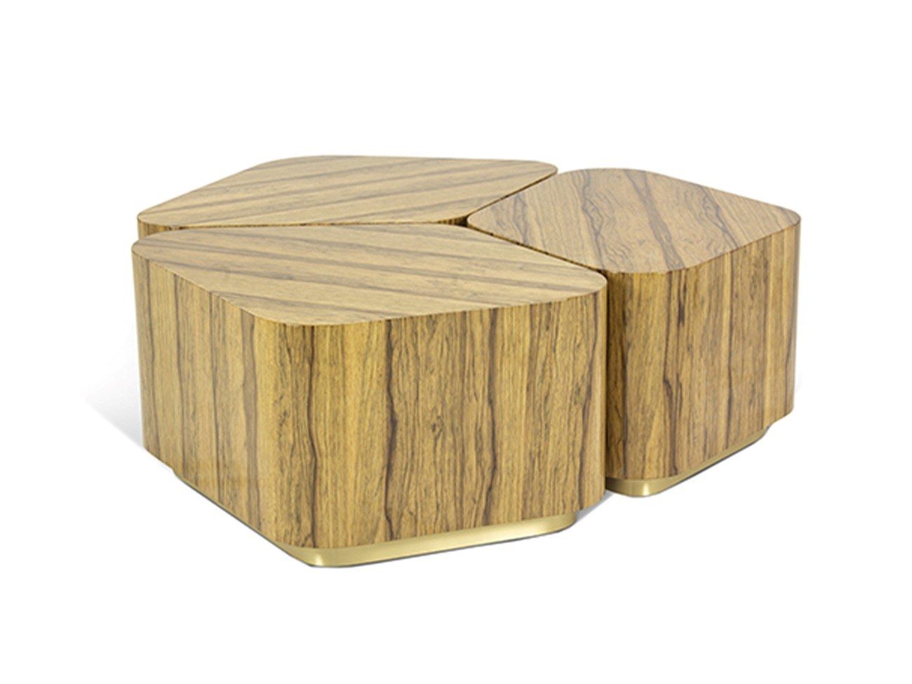 MONTI | Low coffee table Low modular frake wood coffee table By JOSÉ ...