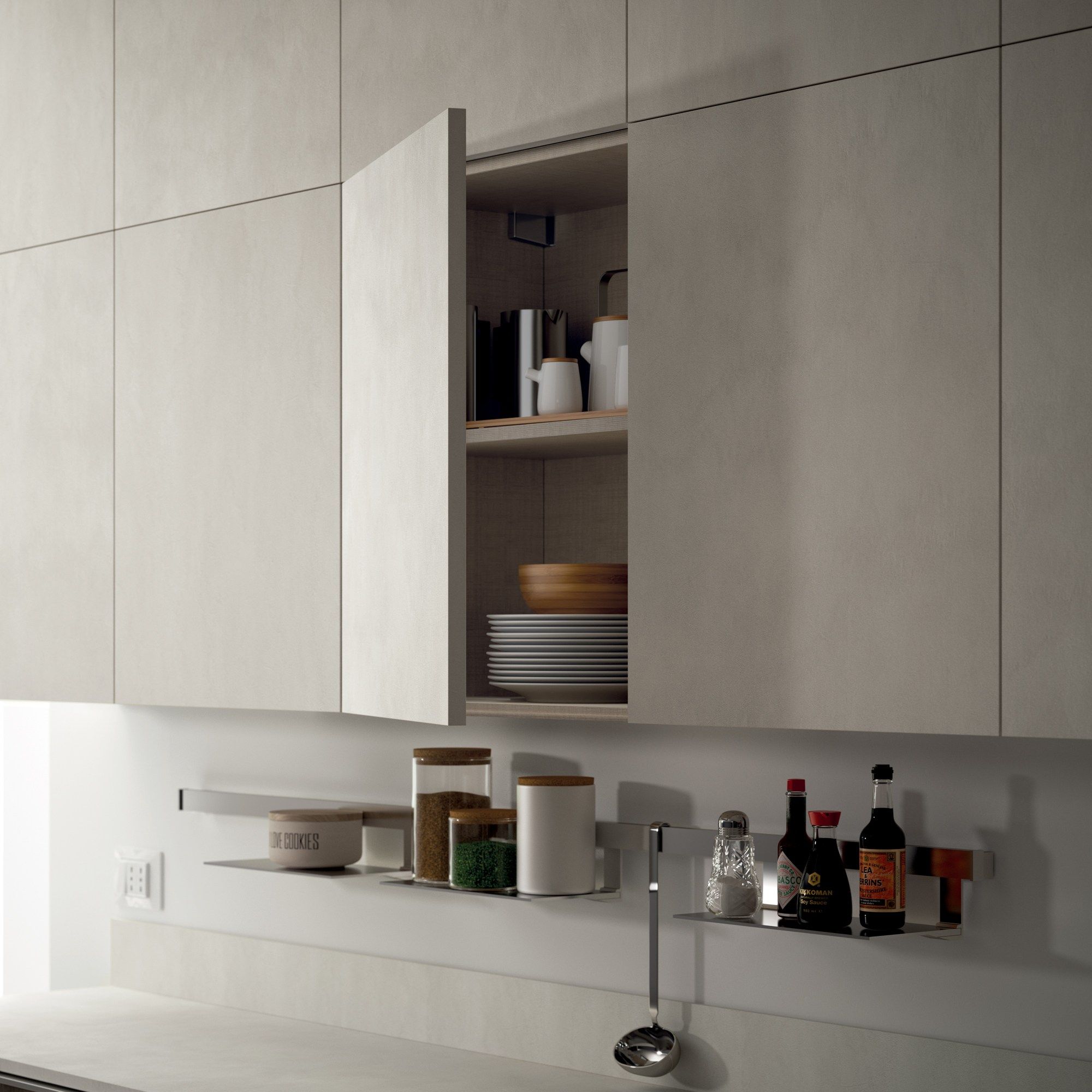 Fitted kitchen MOOD Scavolini Line By Scavolini design Silvano Barsacchi