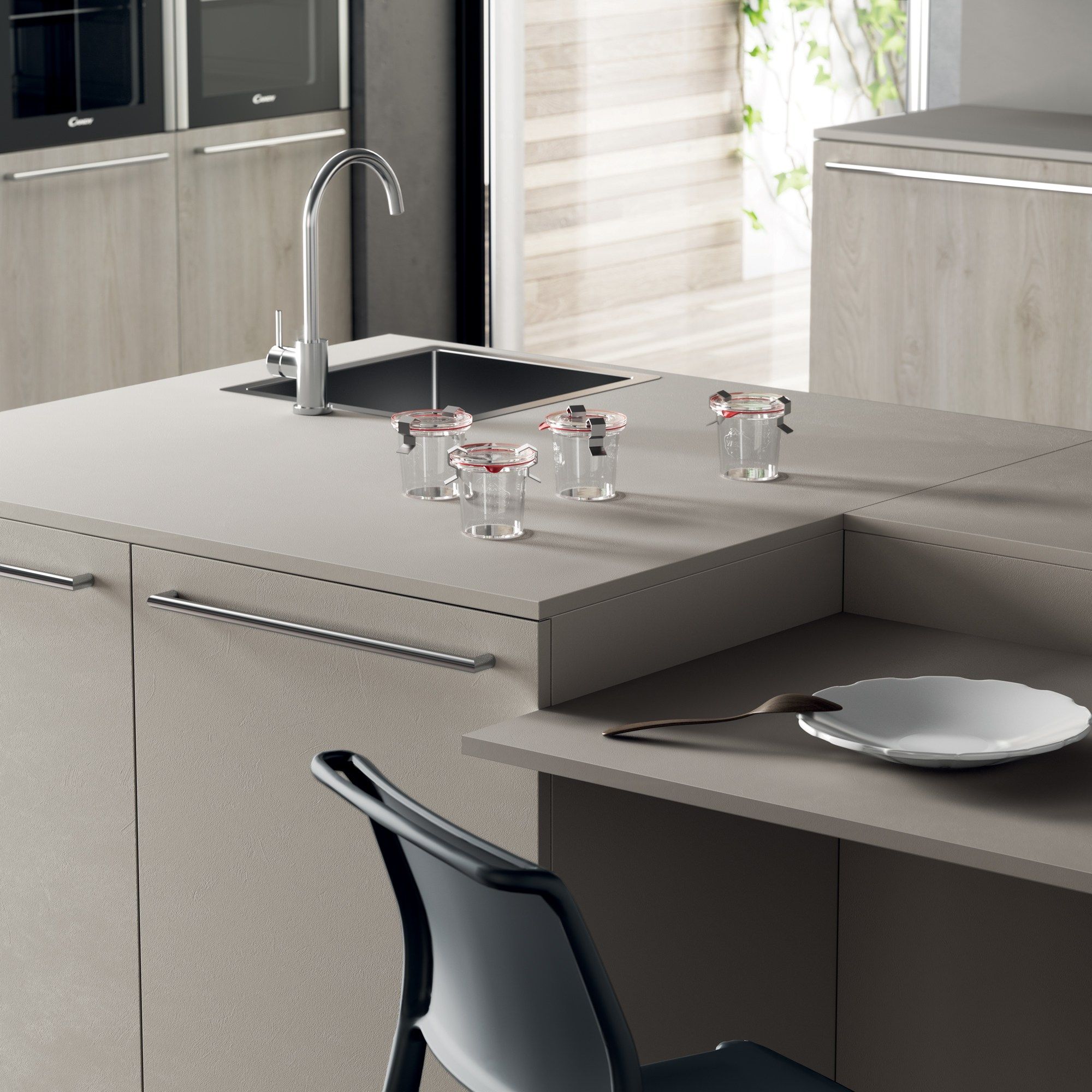 Fitted kitchen MOOD Scavolini Line By Scavolini design Silvano Barsacchi