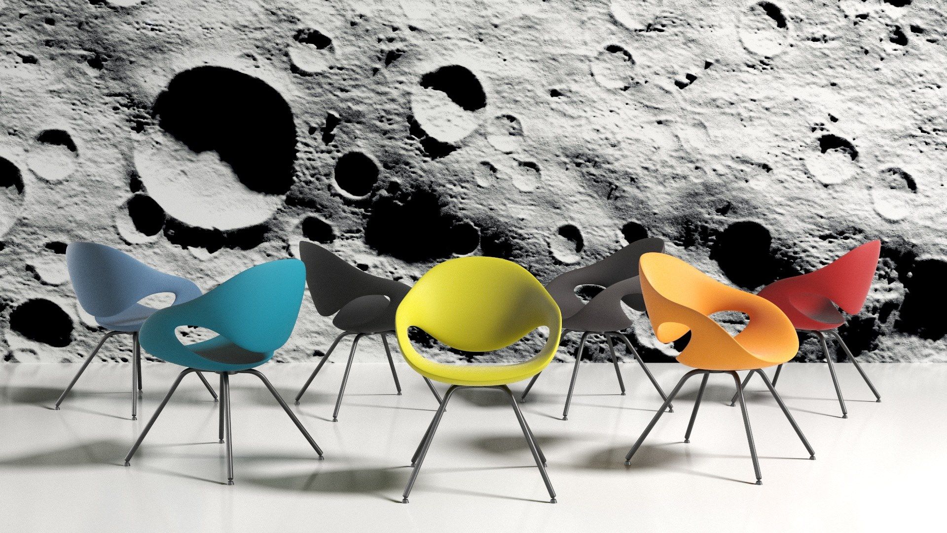MOON | Integral polyurethane foam chair Moon Collection By Tonon design ...