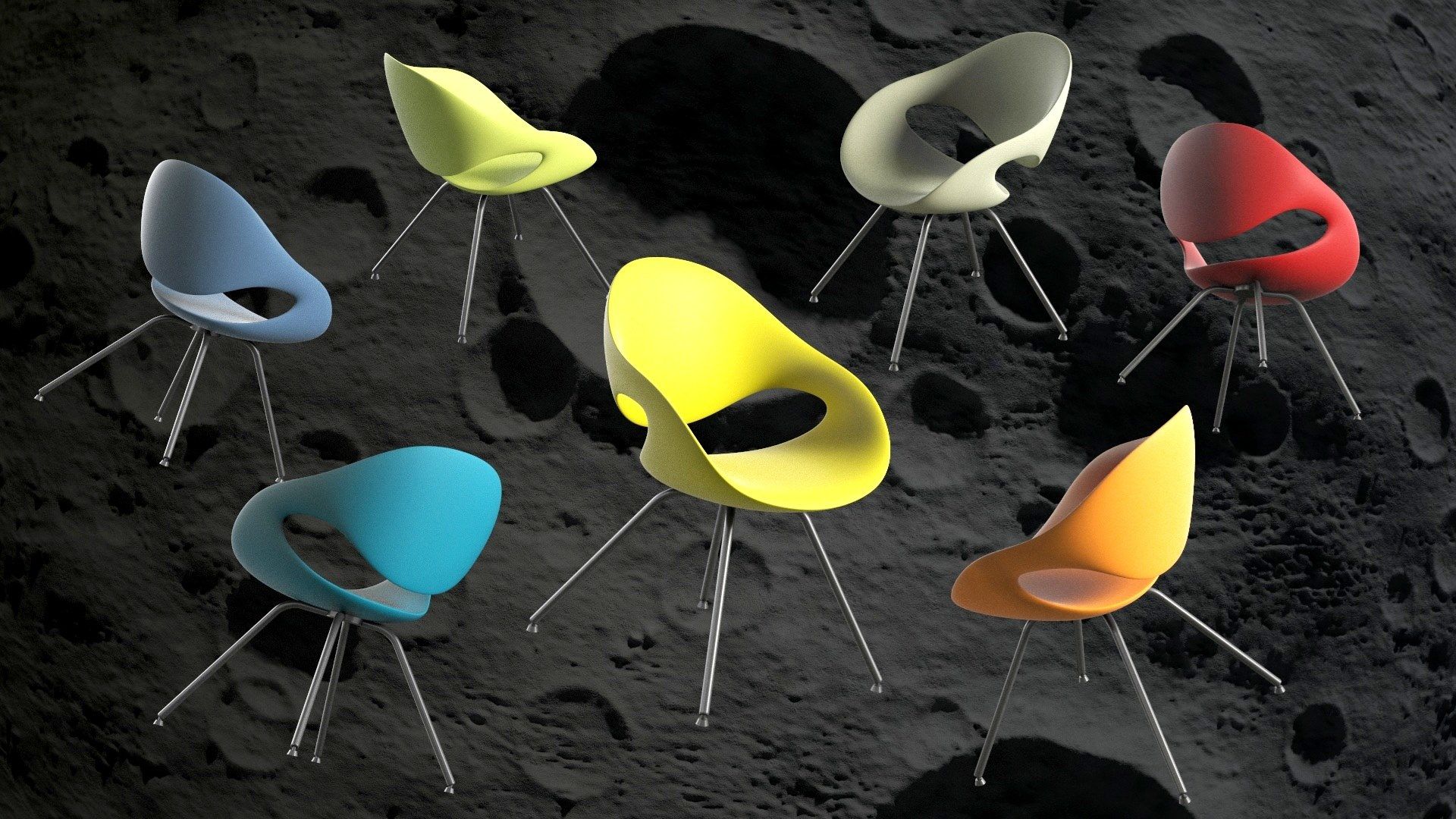 MOON | Integral polyurethane foam chair Moon Collection By Tonon design ...