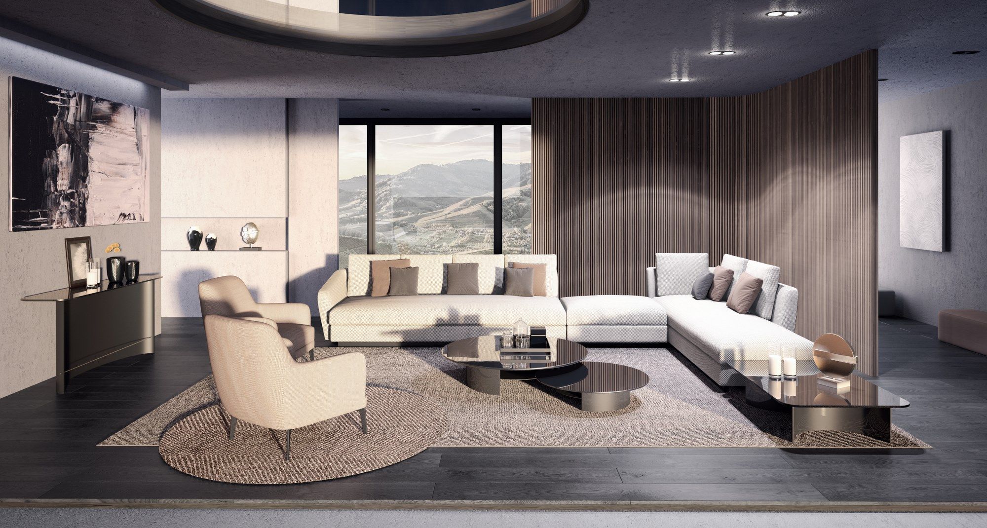 MOON | Sectional sofa Moon Collection By Martínez Cardona