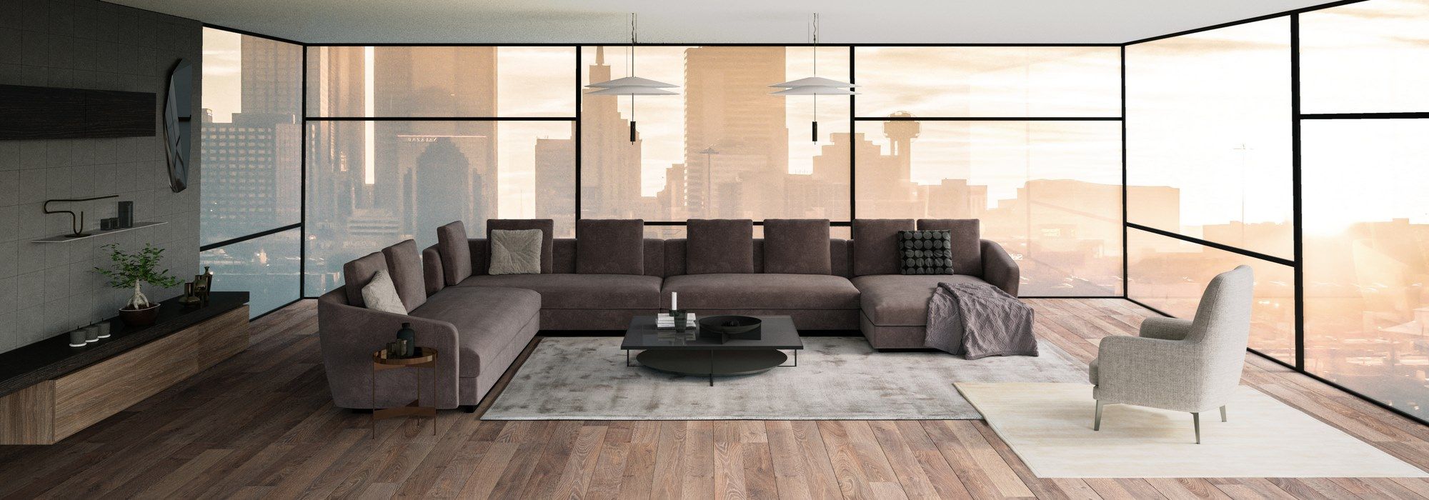 MOON | Sectional sofa Moon Collection By Martínez Cardona