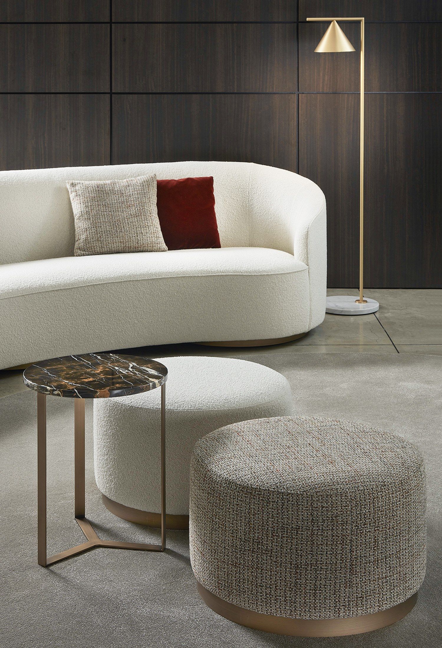 MOON | Divano curvo By Marelli