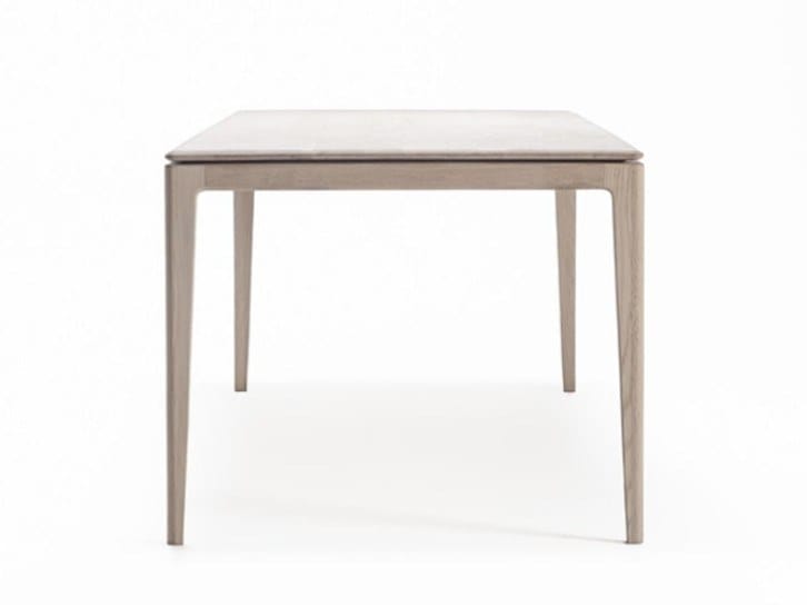 MOON Mesa de comedor cuadrada de roble By DE PADOVA