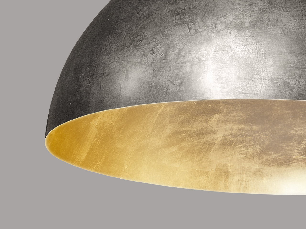 Direct-indirect light pendant lamp MOONLIGHT By Aldo Bernardi