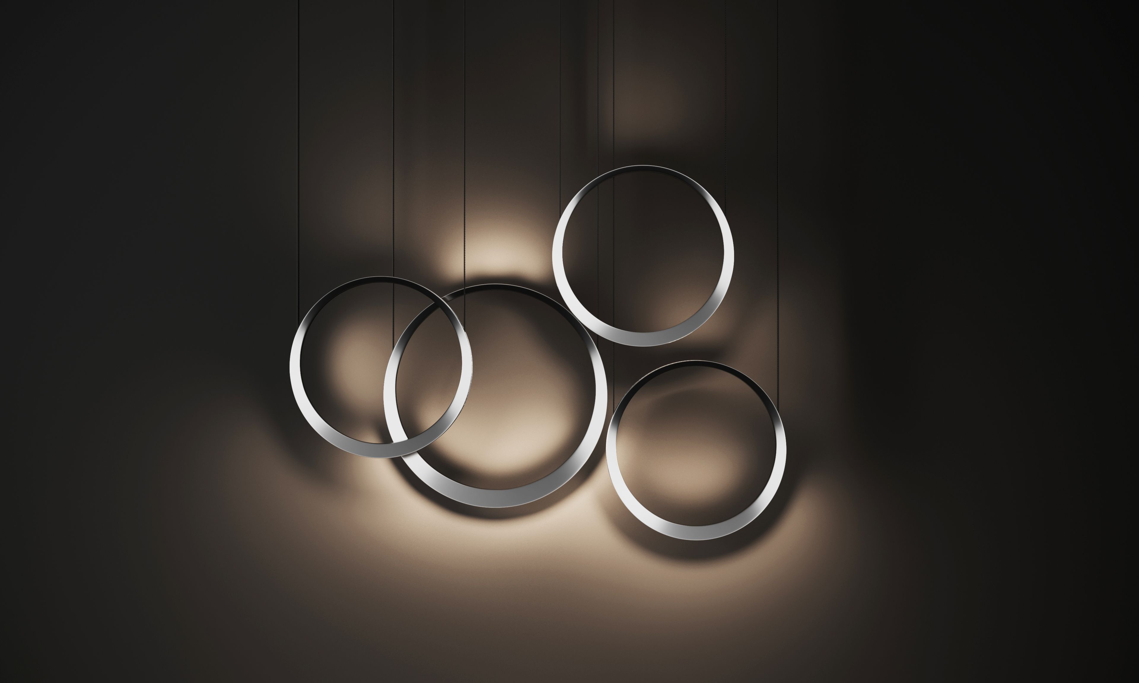 MOONLIGHT LED aluminium pendant lamp By Quasar