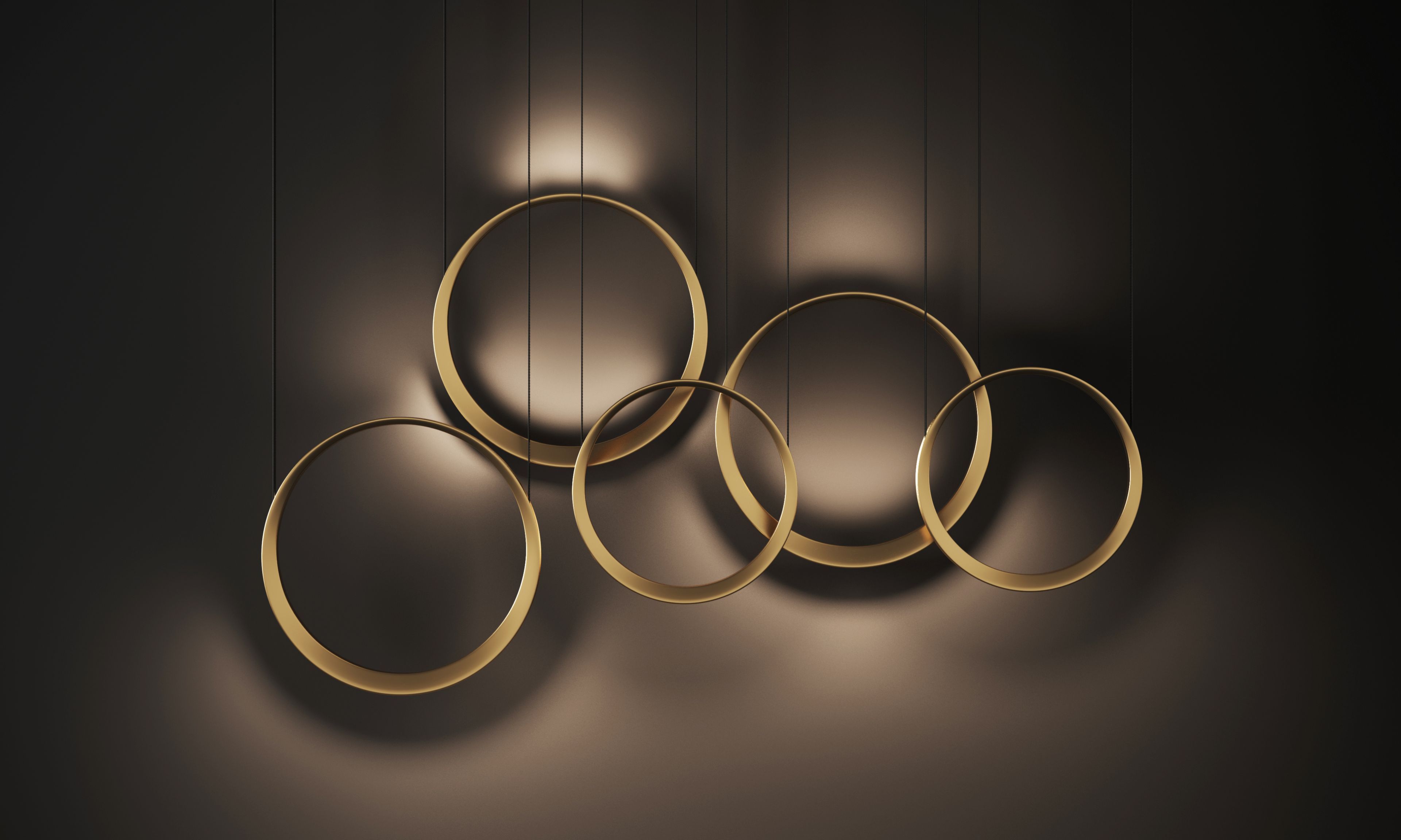 MOONLIGHT LED aluminium pendant lamp By Quasar