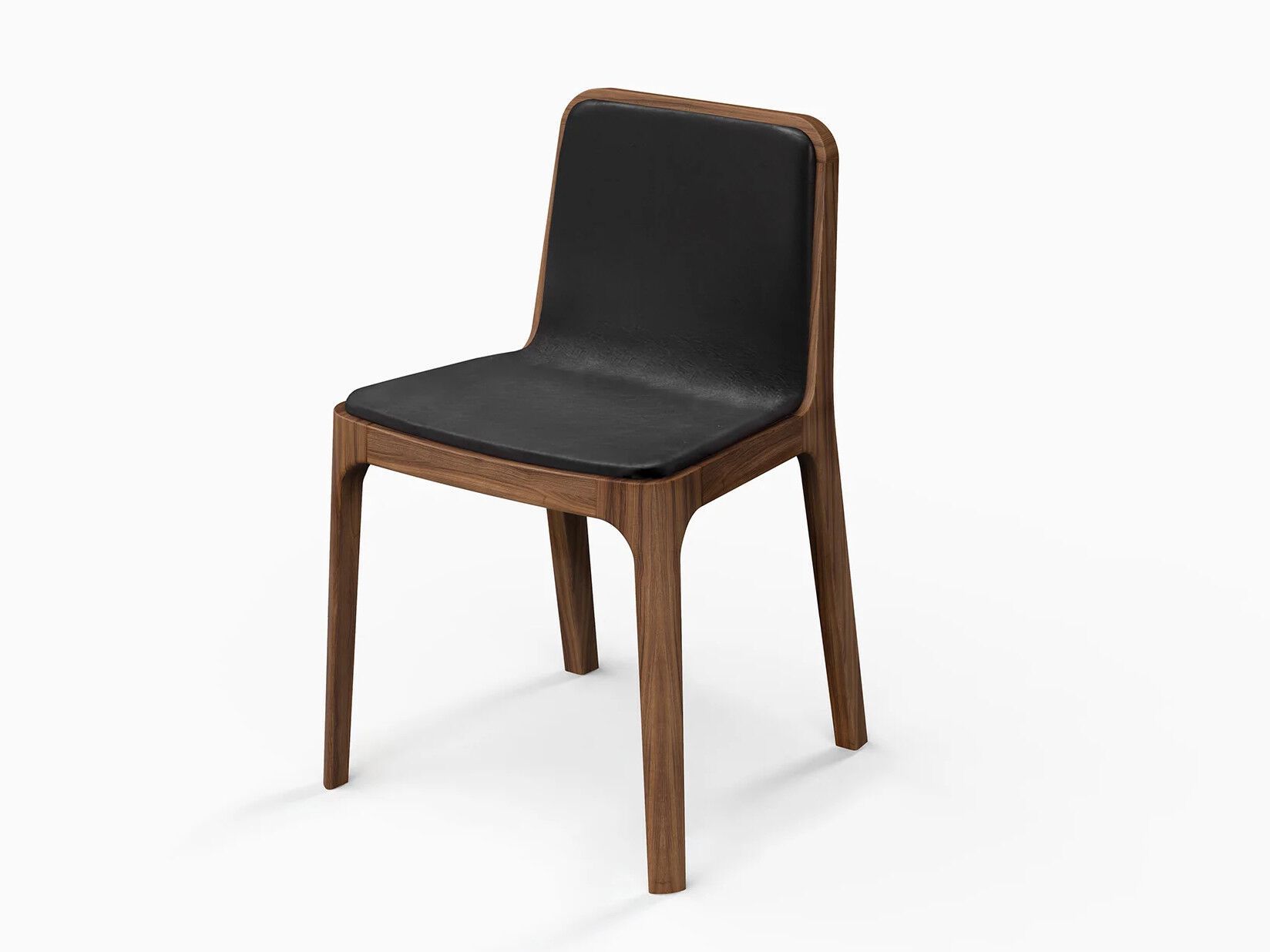 CAST Silla en nogal y cuero By MOR DESIGN | design Pedro Sottomayor