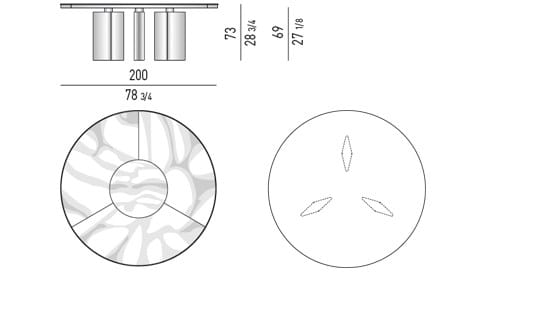 MORGAN MARBLE Table By Minotti | design Rodolfo Dordoni