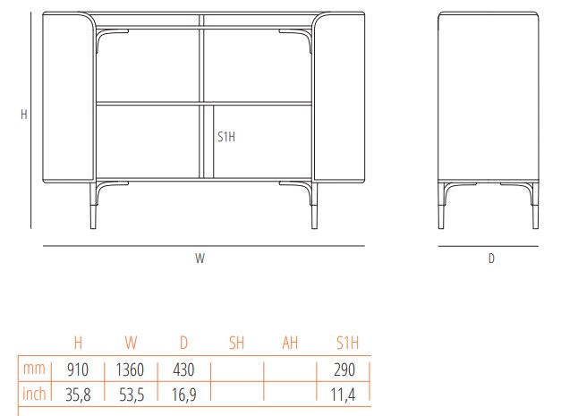 MOS Sideboard By Wiener GTV Design
