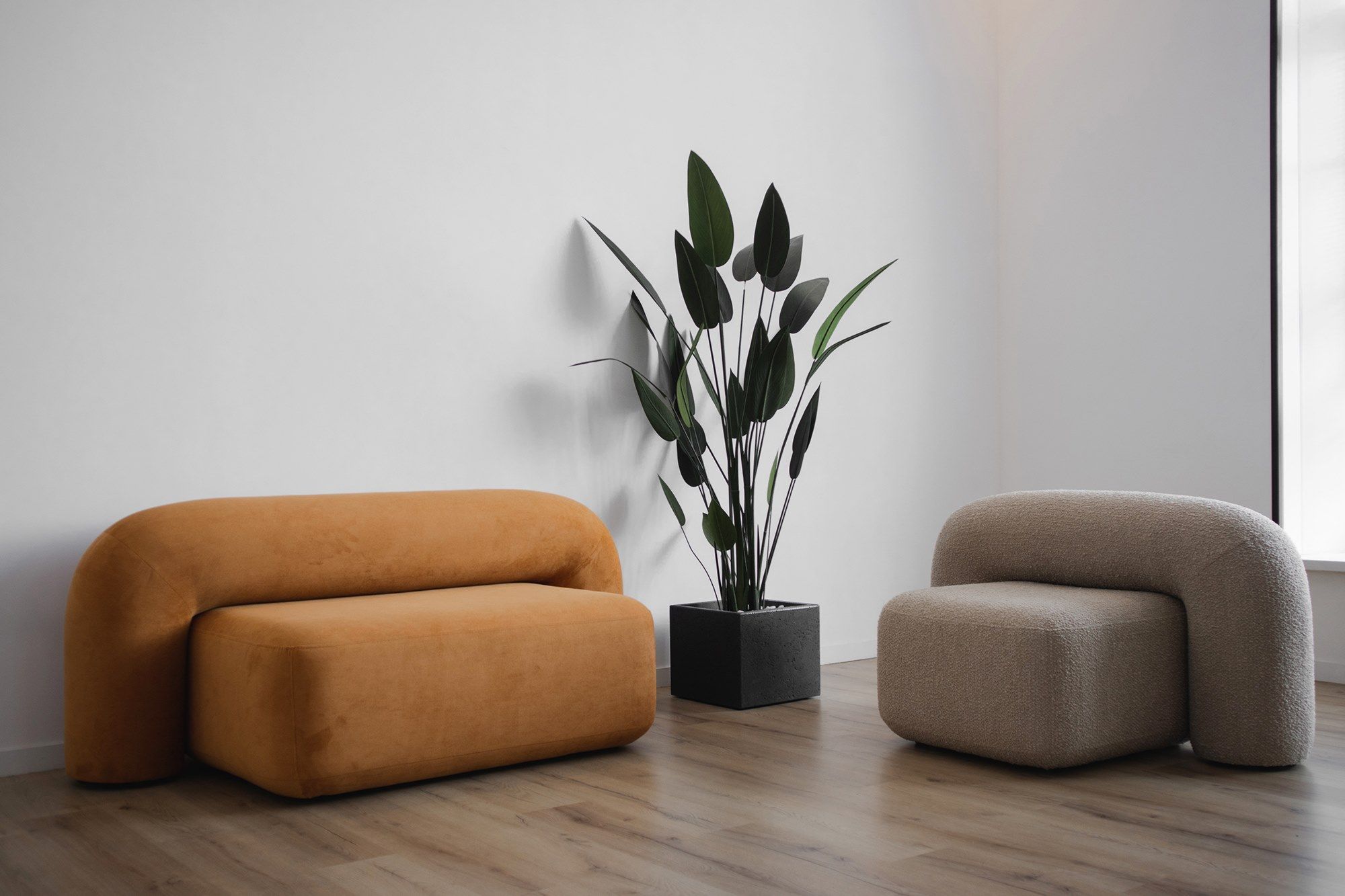 MOSS 2 seater fabric sofa By Artu | design Pavel Vetrov