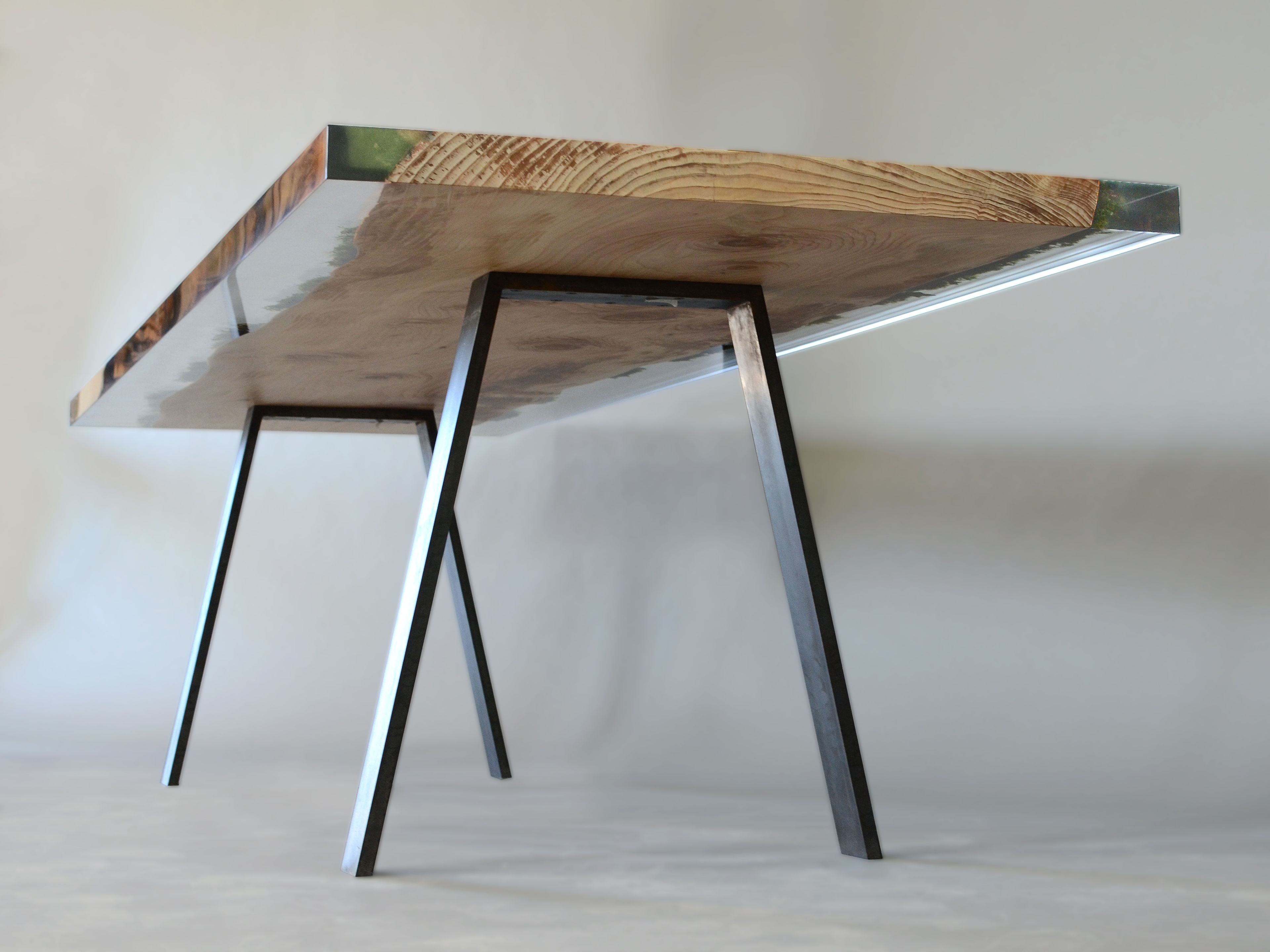 MOSS SINGLE PLANK Table à manger rectangulaire By Alcarol | design ...
