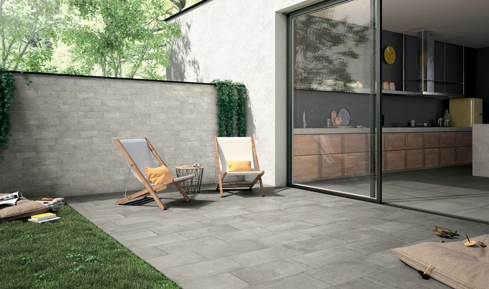 Porcelain stoneware wall/floor tiles with concrete effect MOTION By ...