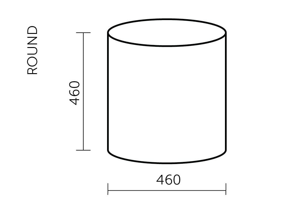 MOVE | Round pouf By SilentLab