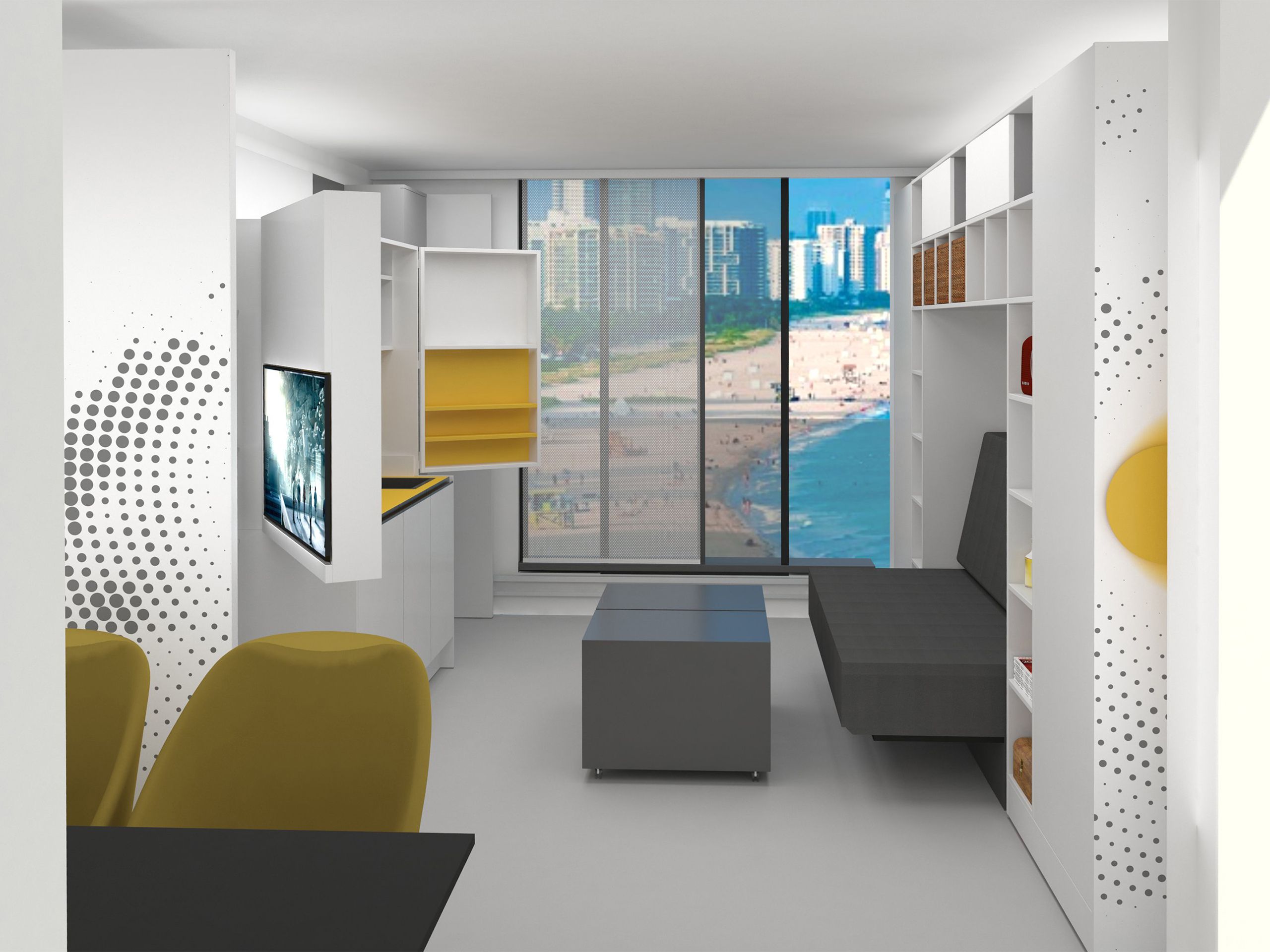 Mobile furniture for daily living space conversion MOVI By Dizzconcept ...