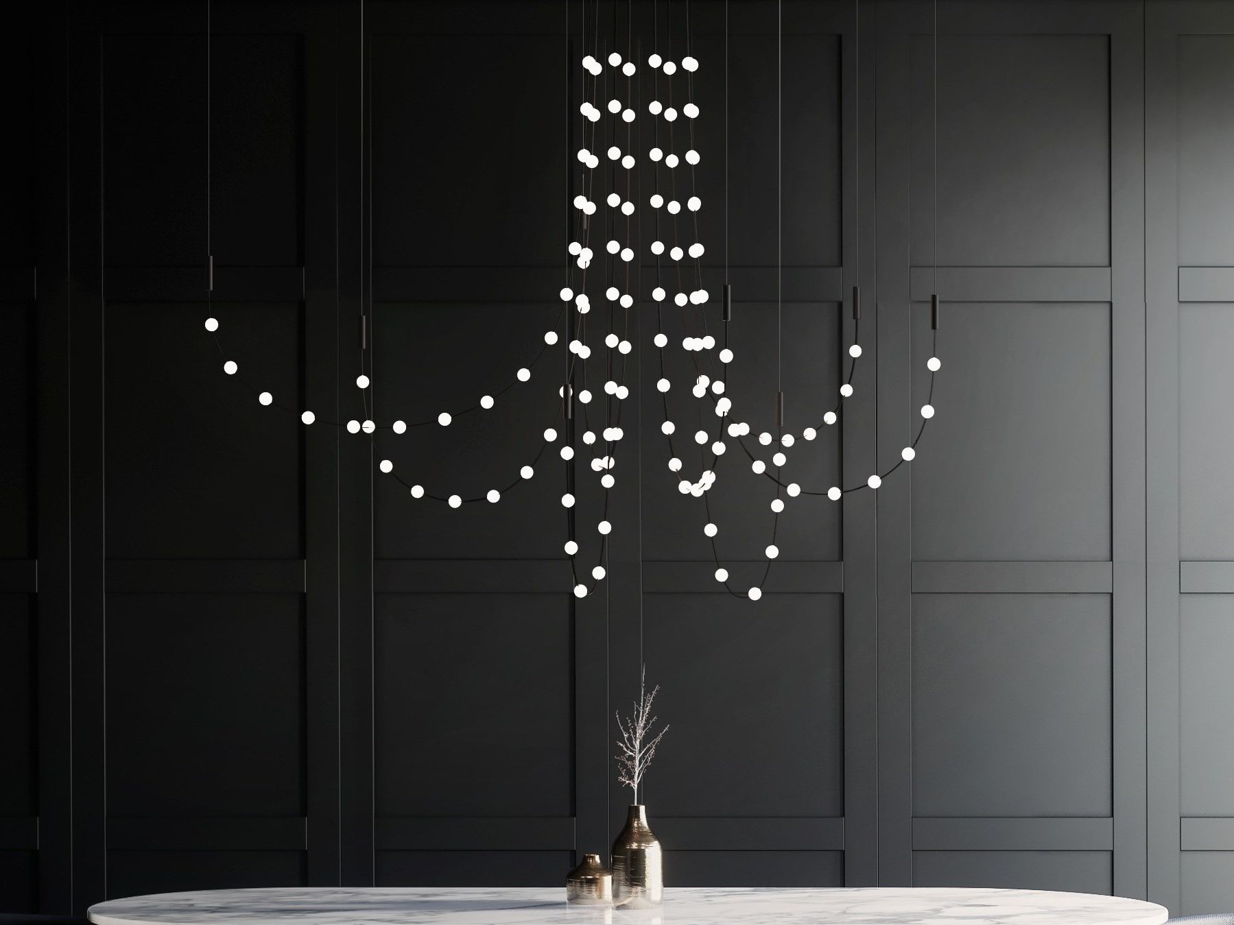 MULTIDOT Pendant lamp By Martinelli Luce | design Brian Sironi