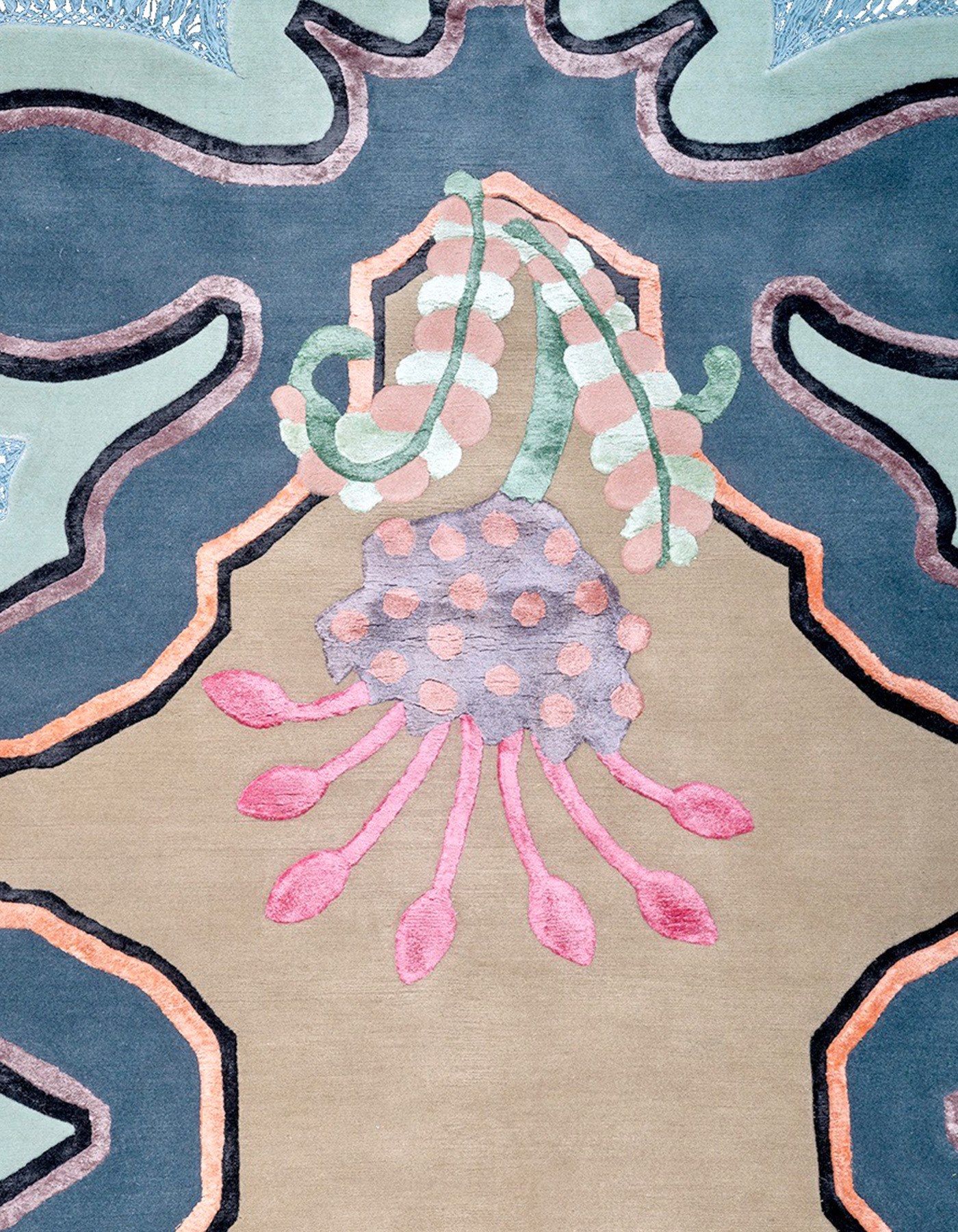 MULTIFARIOUS FLORA VOL.II VERS. B rug By Illulian design Paula Cademartori